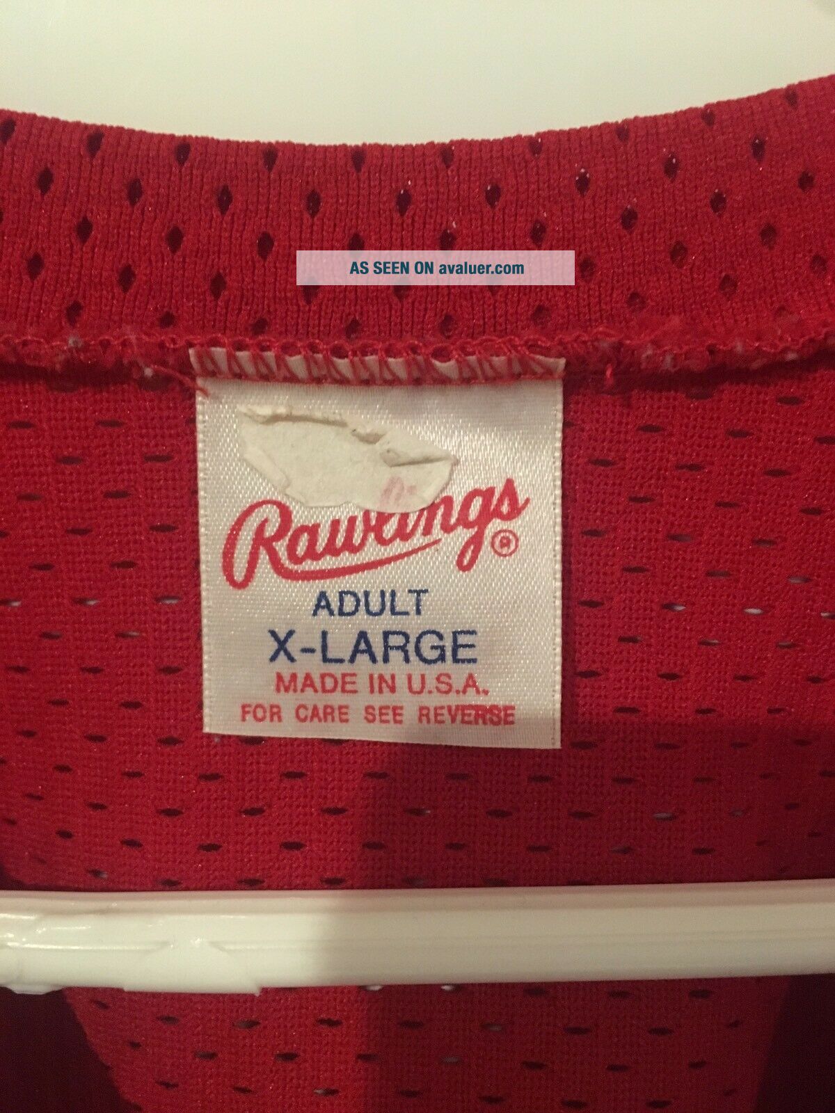 Vintage Rawlings Joe Montana Jersey San Francisco 49ers NFL Red 16 Men ...