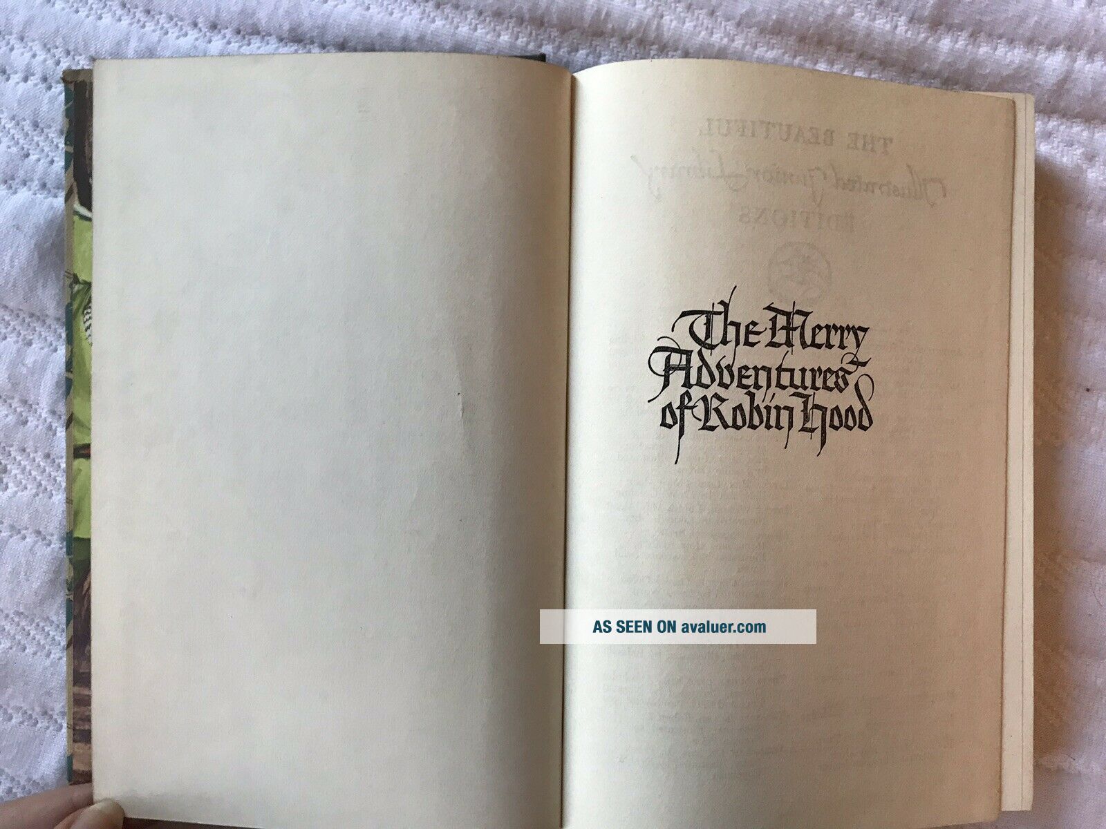 The Merry Adventures Of Robin Hood Illustrated Junior Library 1952 ...