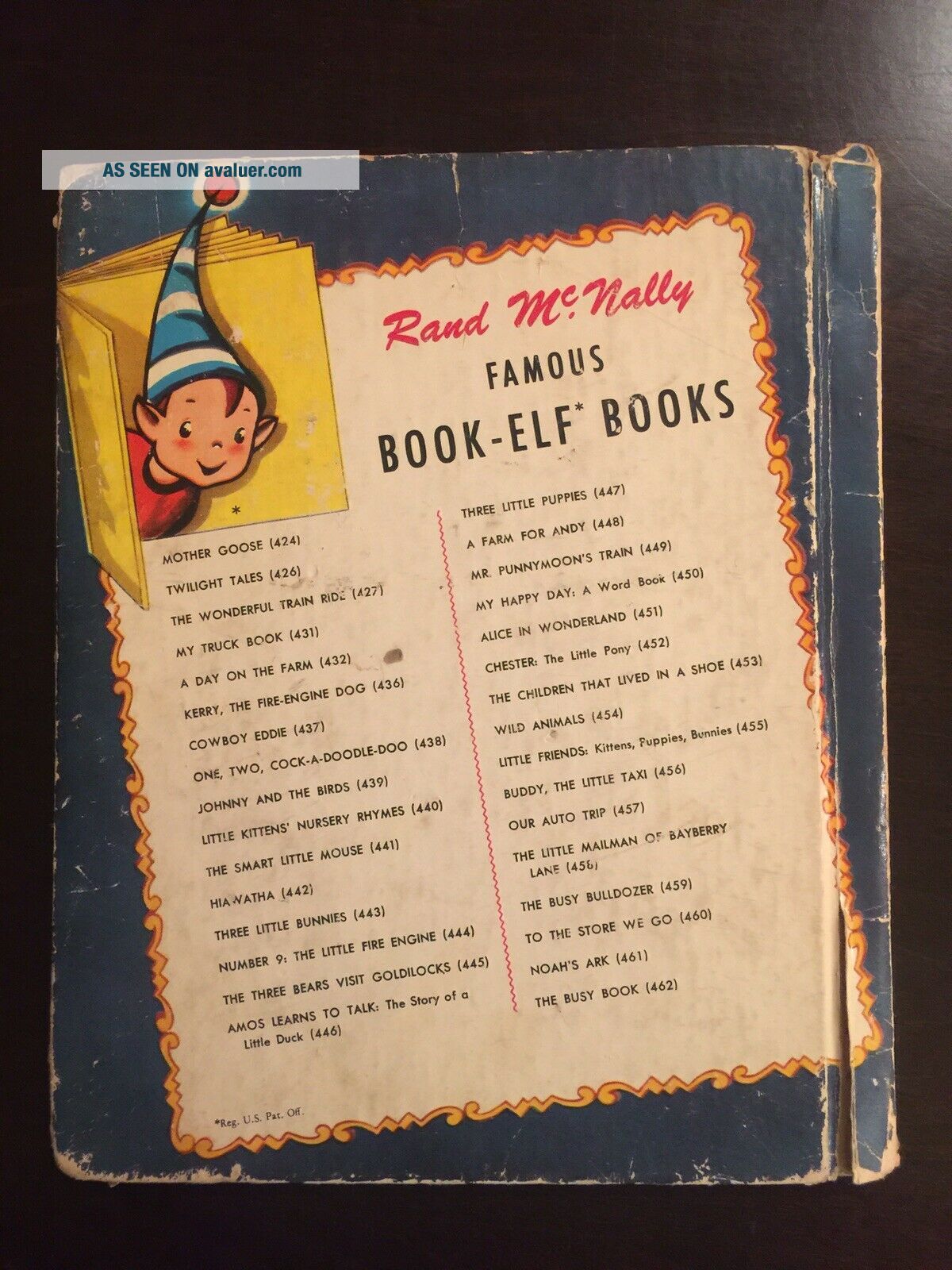 1953 OUR AUTO TRIP Road Car Vintage Children ' S Rand McNally Book Elf ...