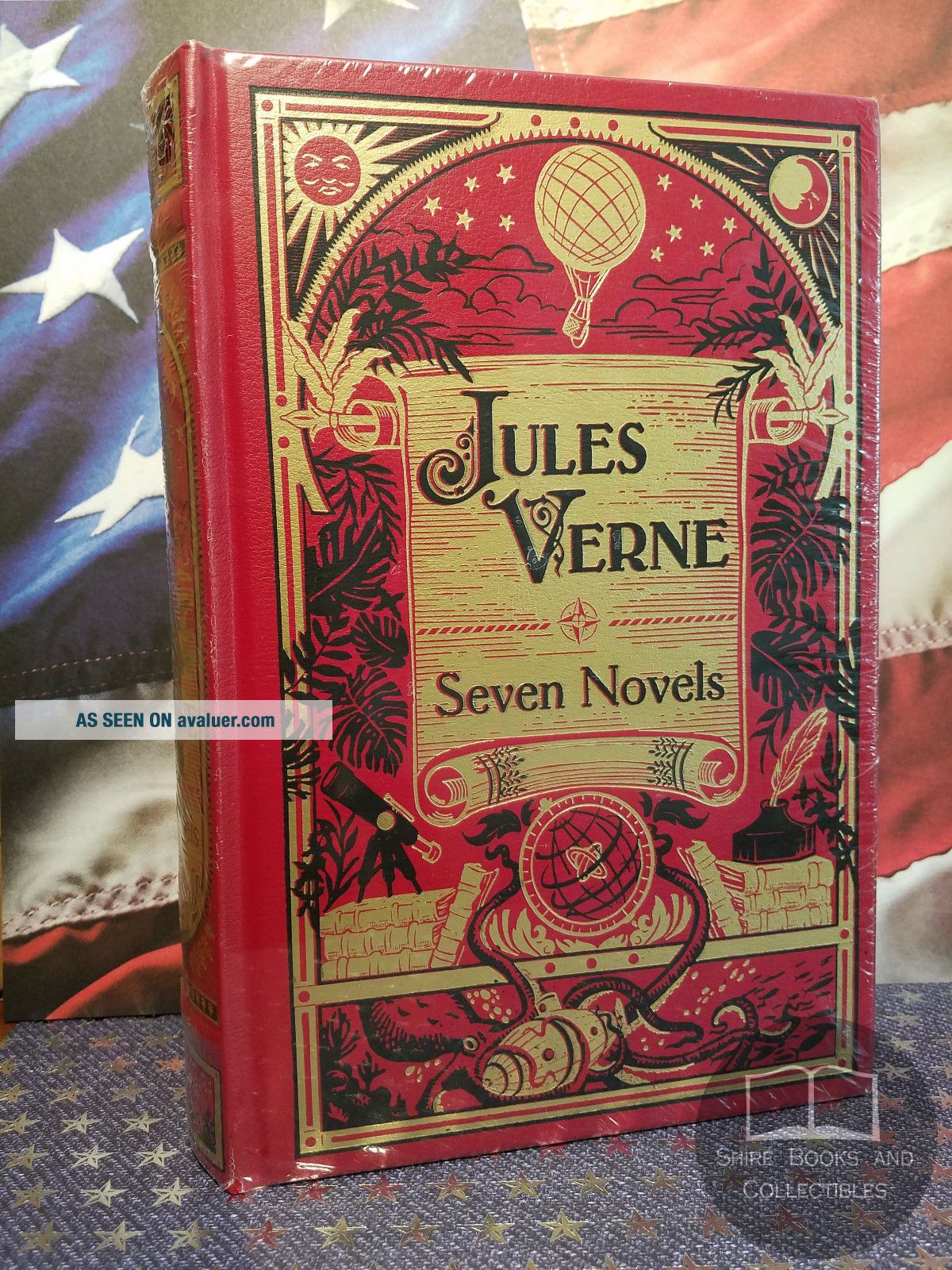 Jules Verne 7 Novels - 20, 000 Leagues Etc Collectible Leather Edition ...
