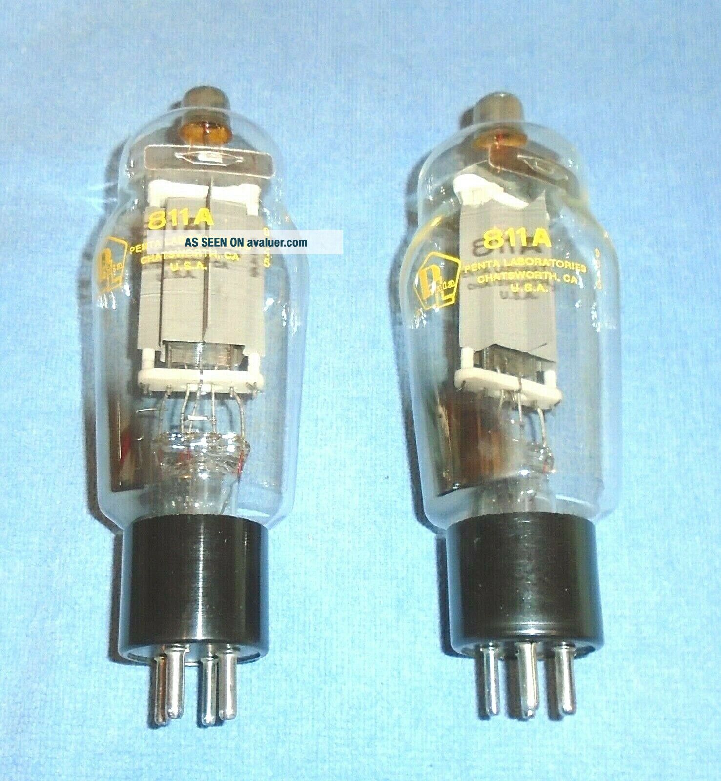 2 NOS Penta Labs 811 - A Vacuum Tubes - Matched Triodes For ...