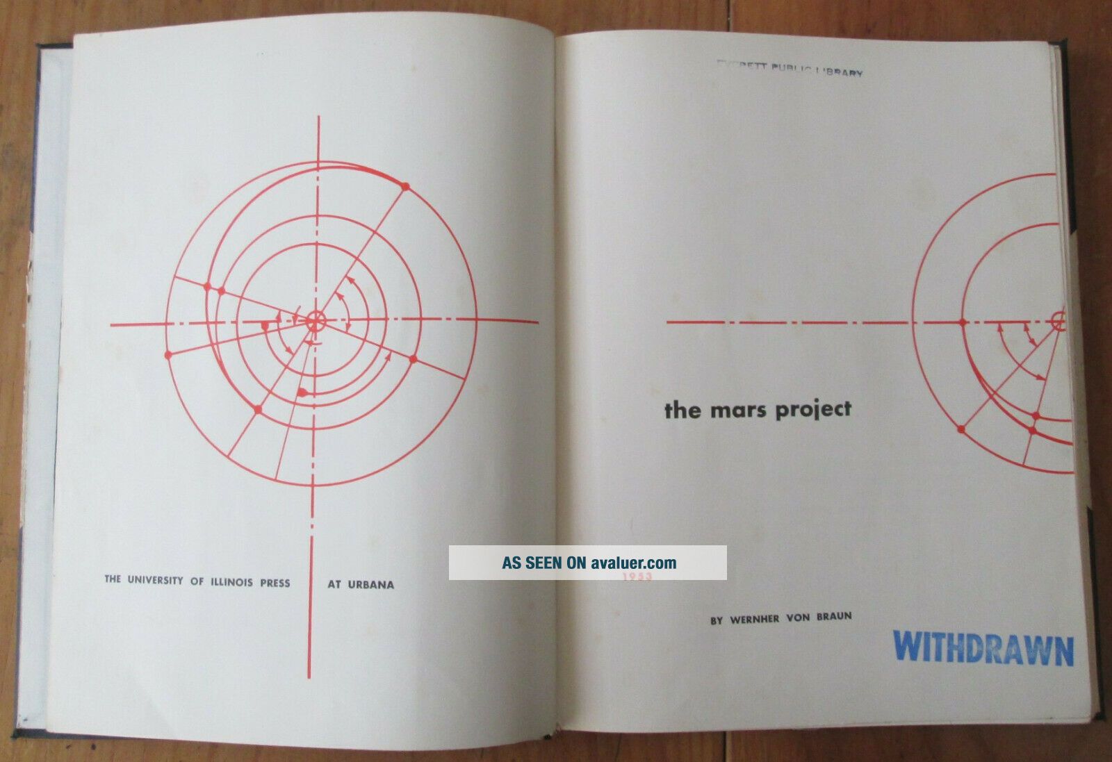 THE MARS PROJECT Wernher Von Braun 1953 Interplanetary Rocket Travel ...