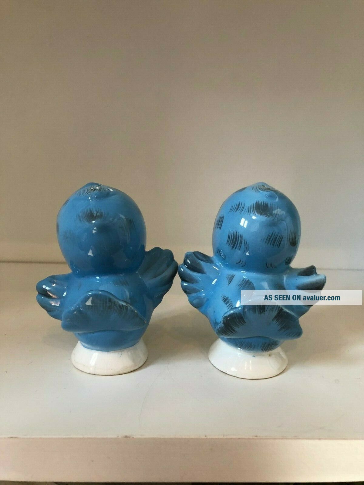 Lefton Blue Bird Salt And Pepper Shakers/Vintage Bluebirds/Ceramic ...