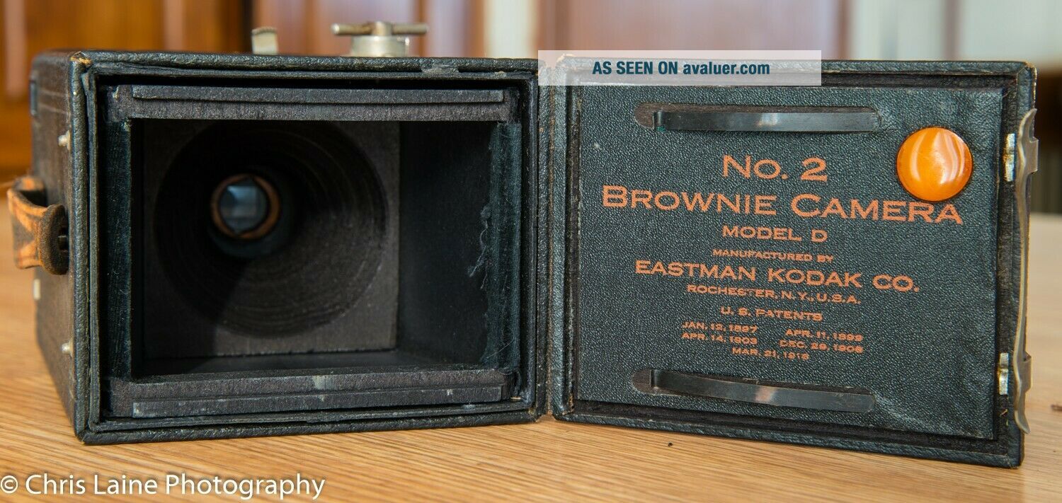 Vintage 1916 Kodak No 2 Model D Brownie Camera Black | #7380875