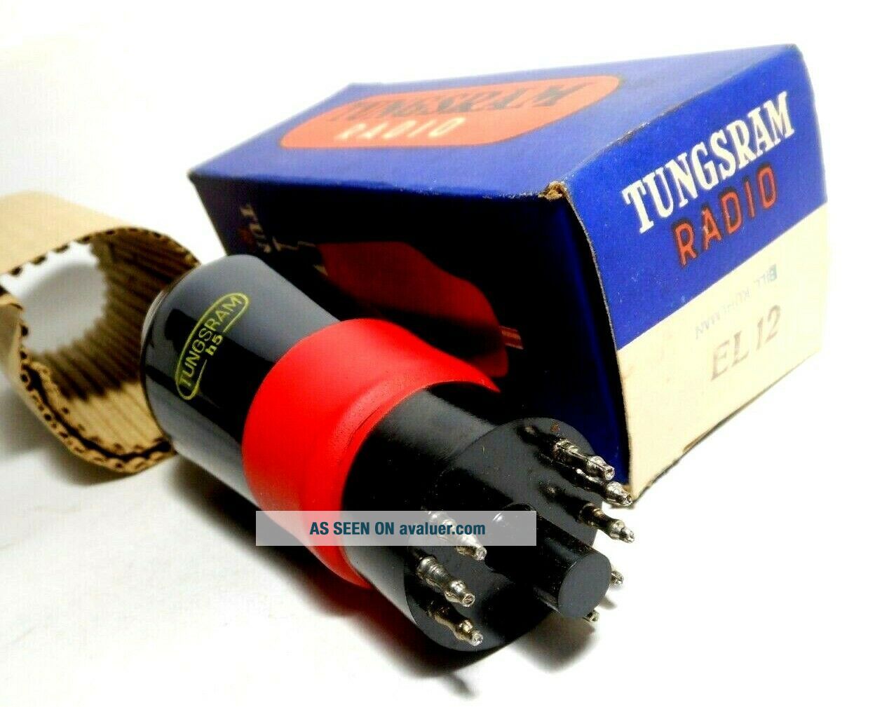 TUNGSRAM Radio NOS NIB EL12 Valve Tube Pentode Power Output EL 12 ...