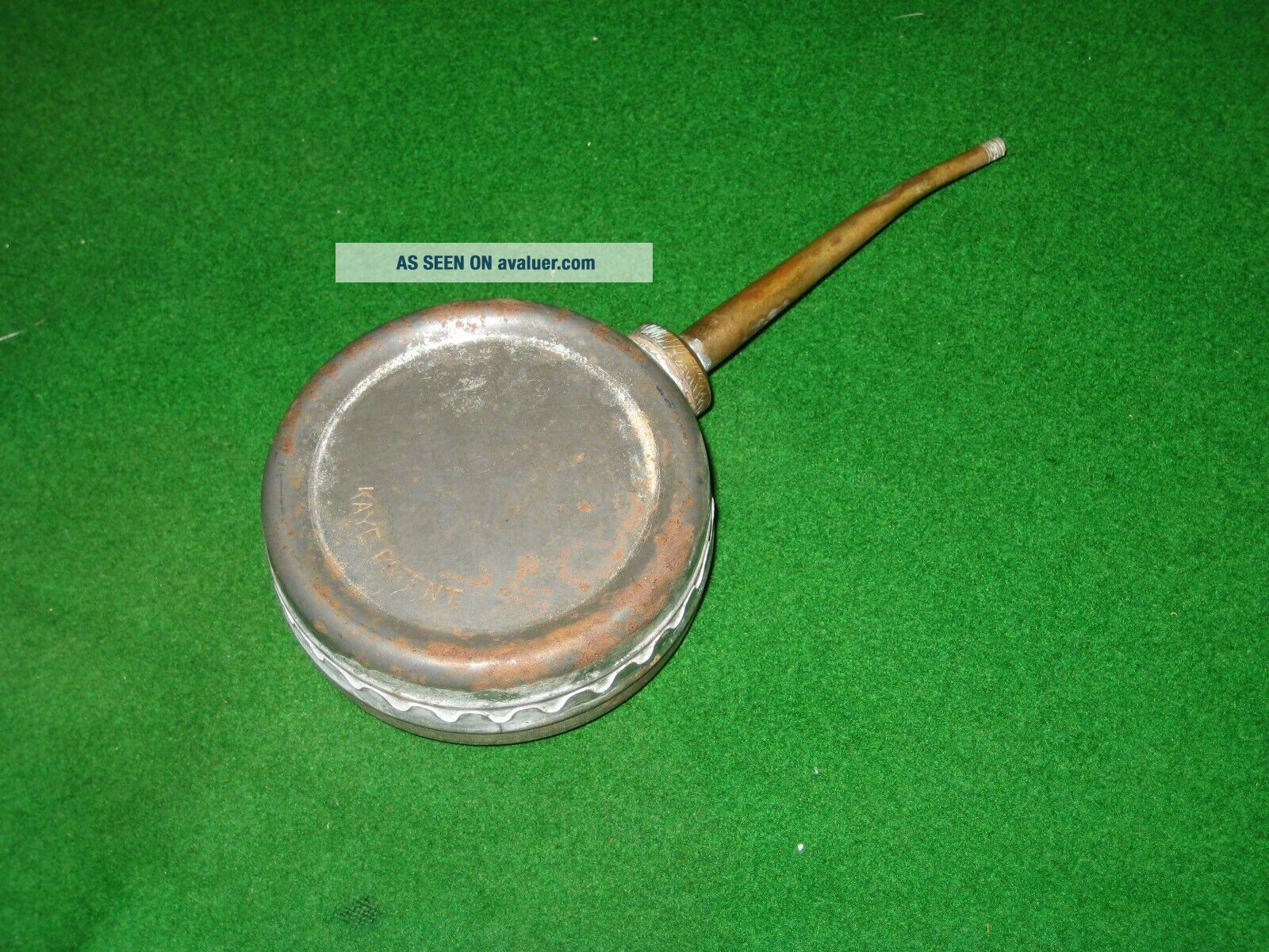 Vintage KAYES PATENT Banjo Oil Can Oiler | #7459613