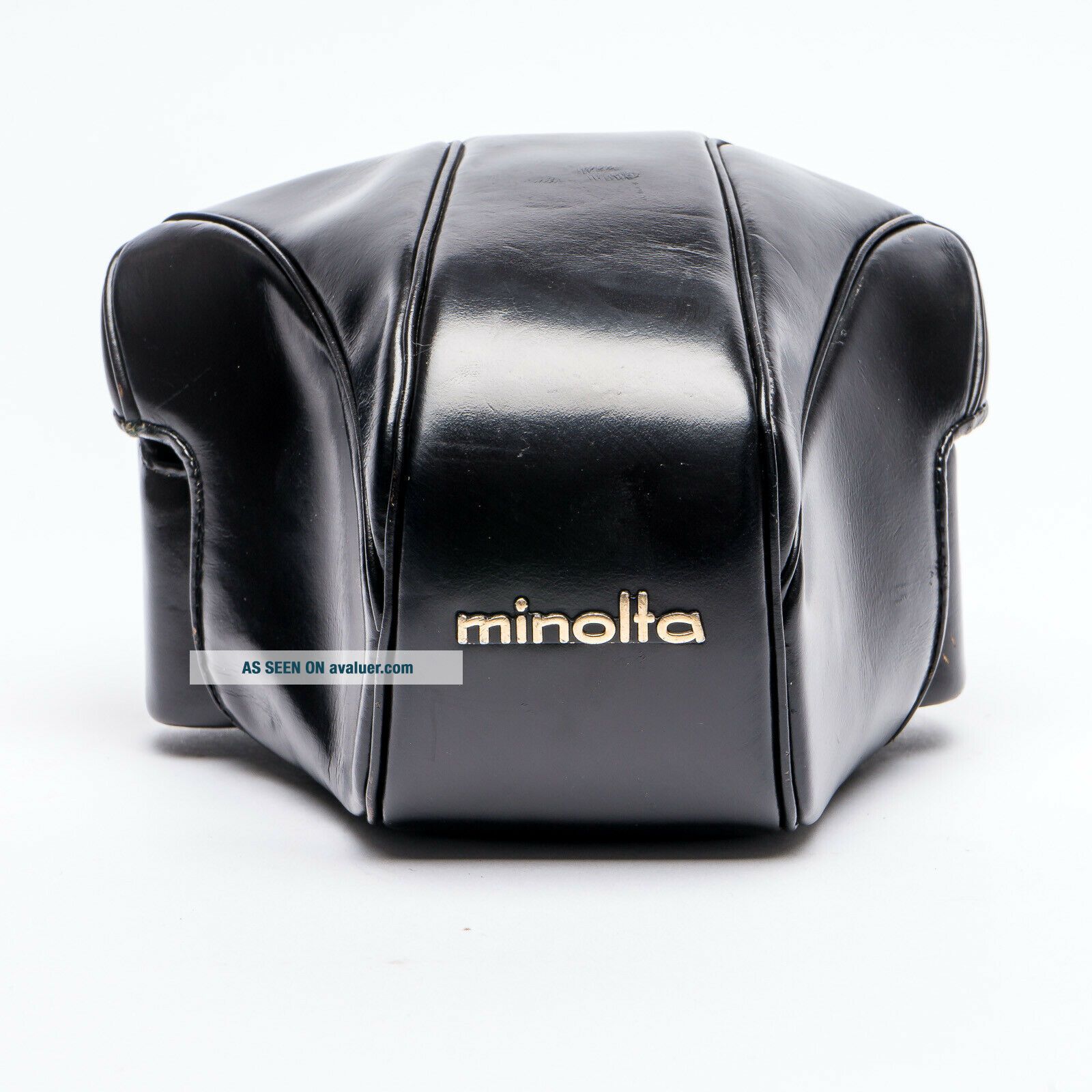 VIntage Black Leather Minolta Hard Case For SRT Series 35mm SLR Cameras ...