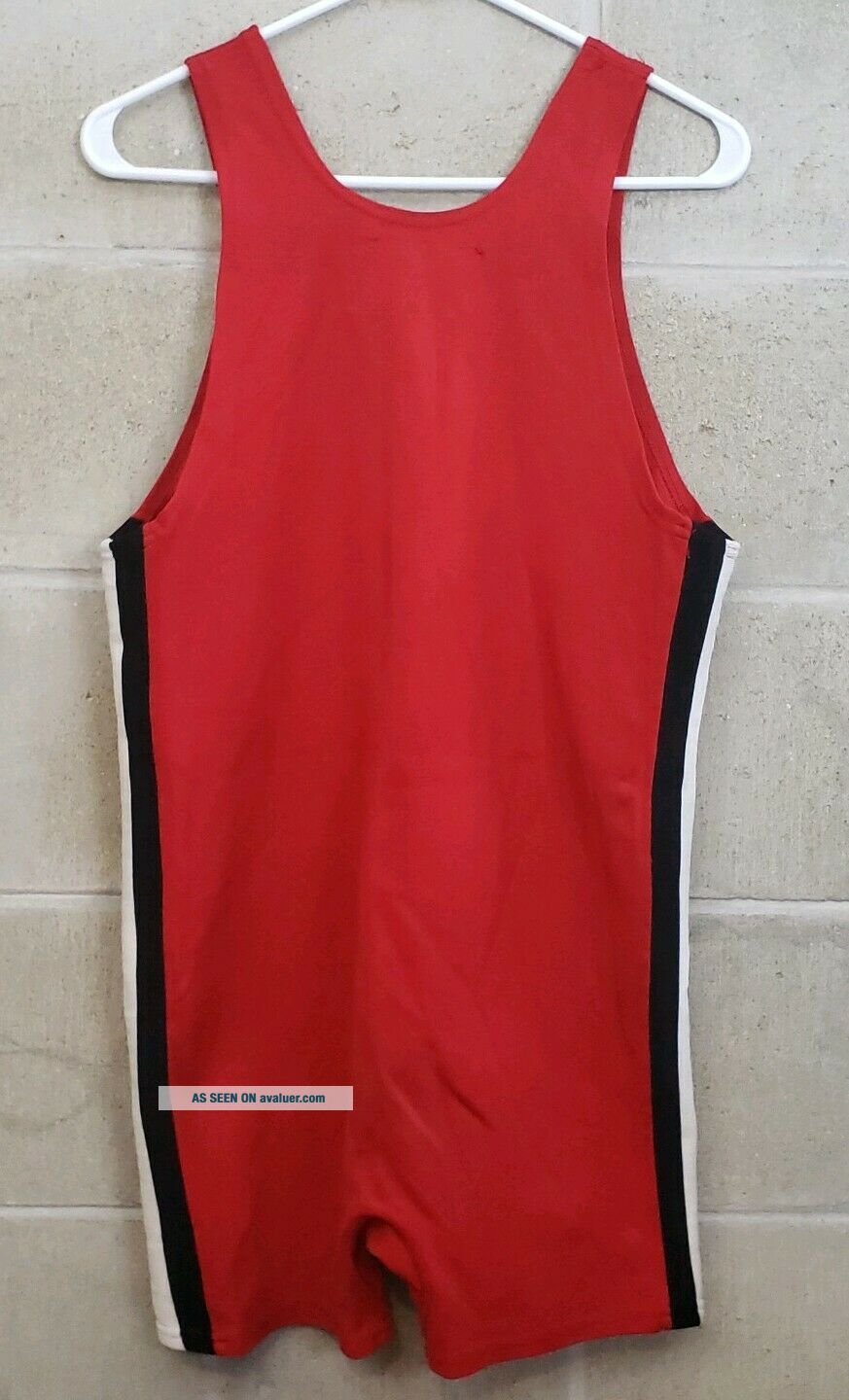 Vtg Champion Red White Dunedin Florida High School Wrestling Singlet ...