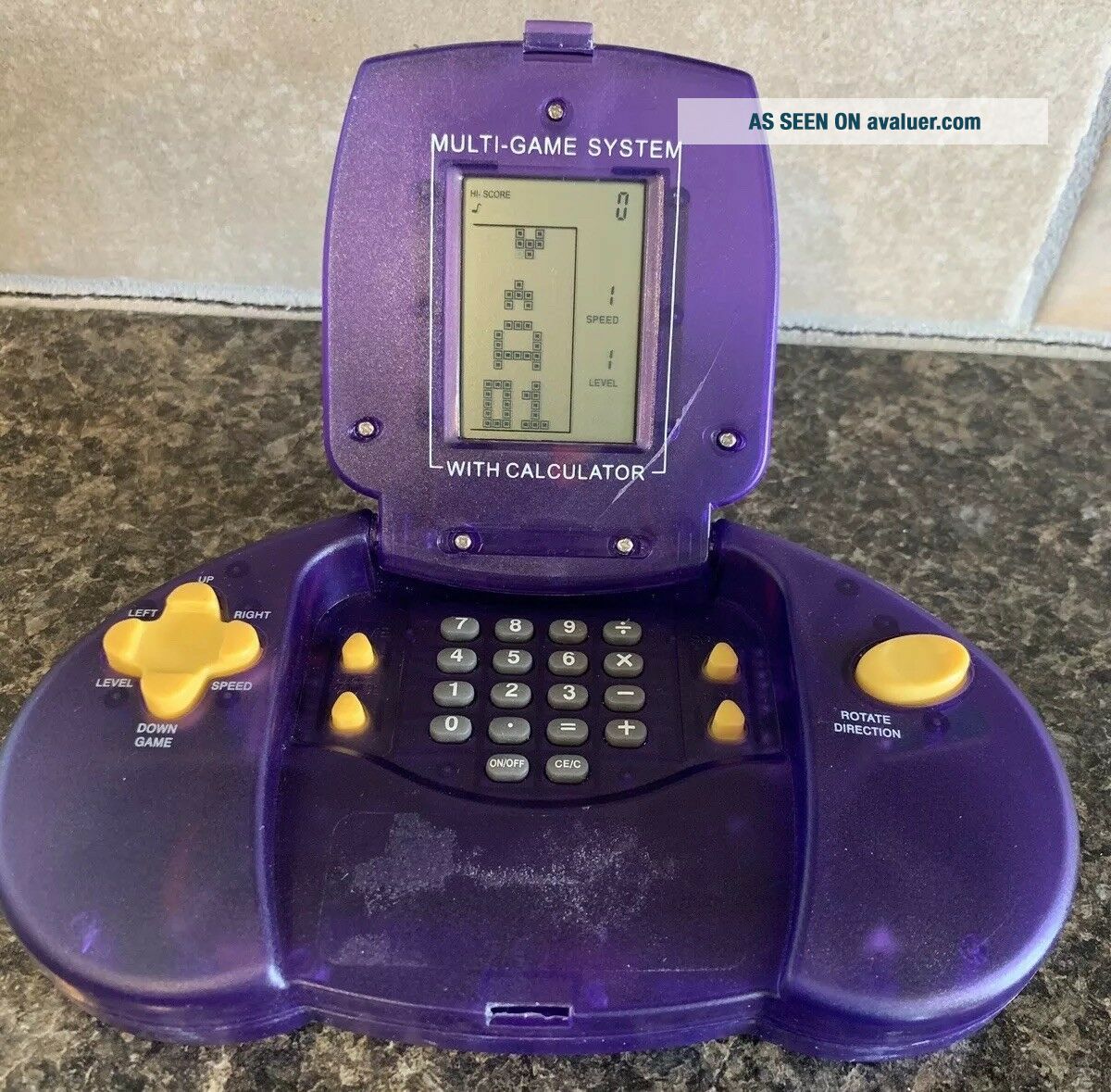 999 In 1 Multi - Game System Calculator Hand Held Video Game Vintage ...