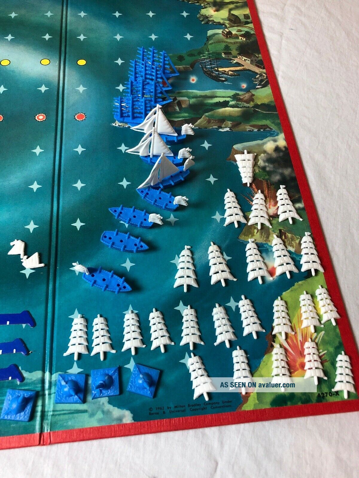 Vintage American Heritage Broadside Naval Battle Board Game 1962 | #7483381
