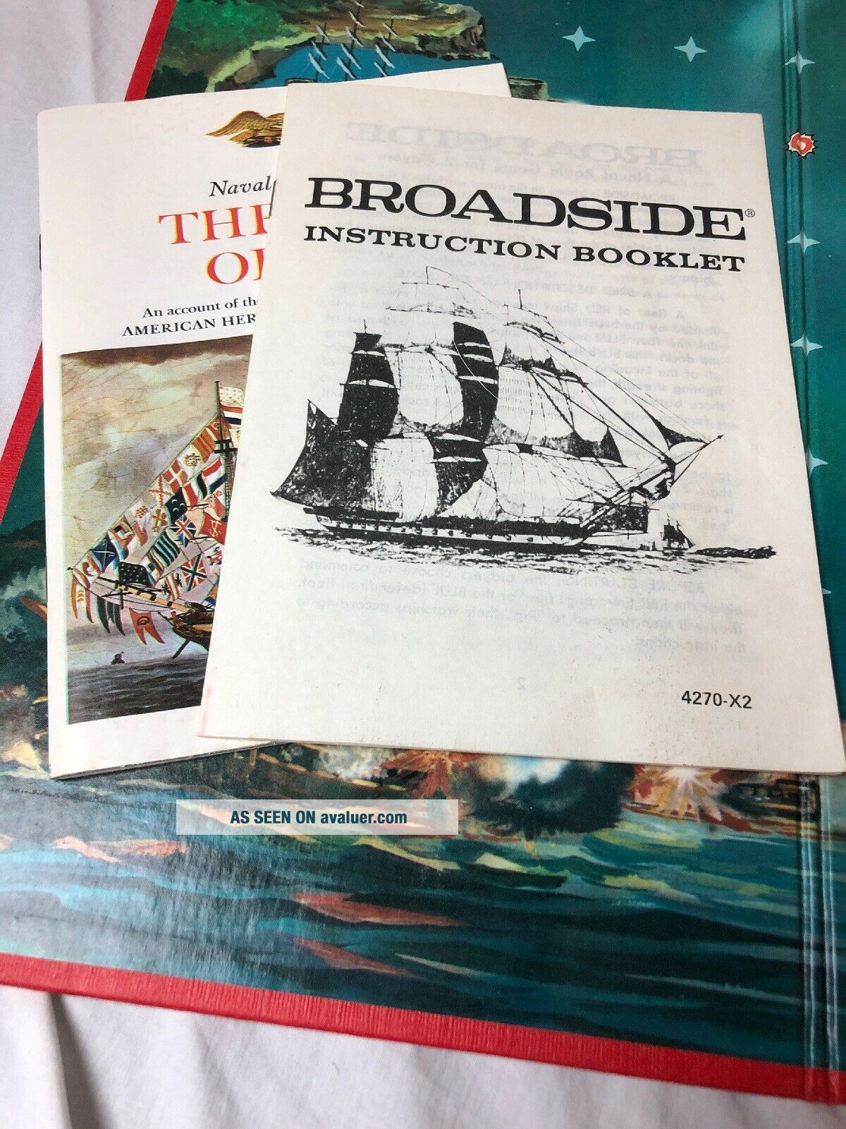 Vintage American Heritage Broadside Naval Battle Board Game 1962 | #7483381