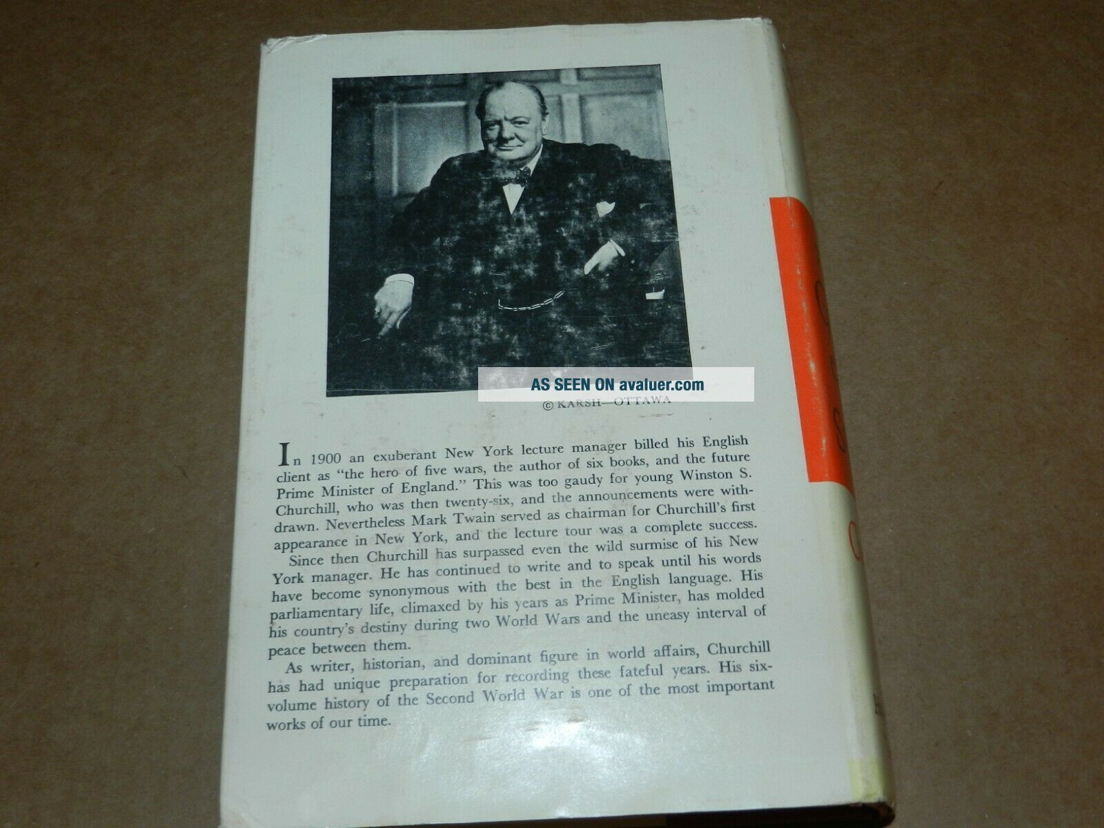 1948 THE GATHERING STORM THE 2ND WORLD WAR WINSTON CHURCHILL W/ DUST ...