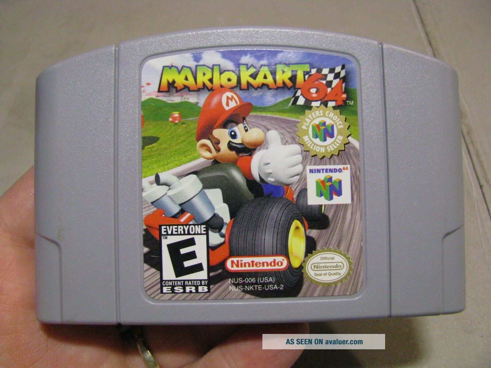 MARIO KART 64 Vintage NINTENDO 64 Video Game Cartridge | #7490470