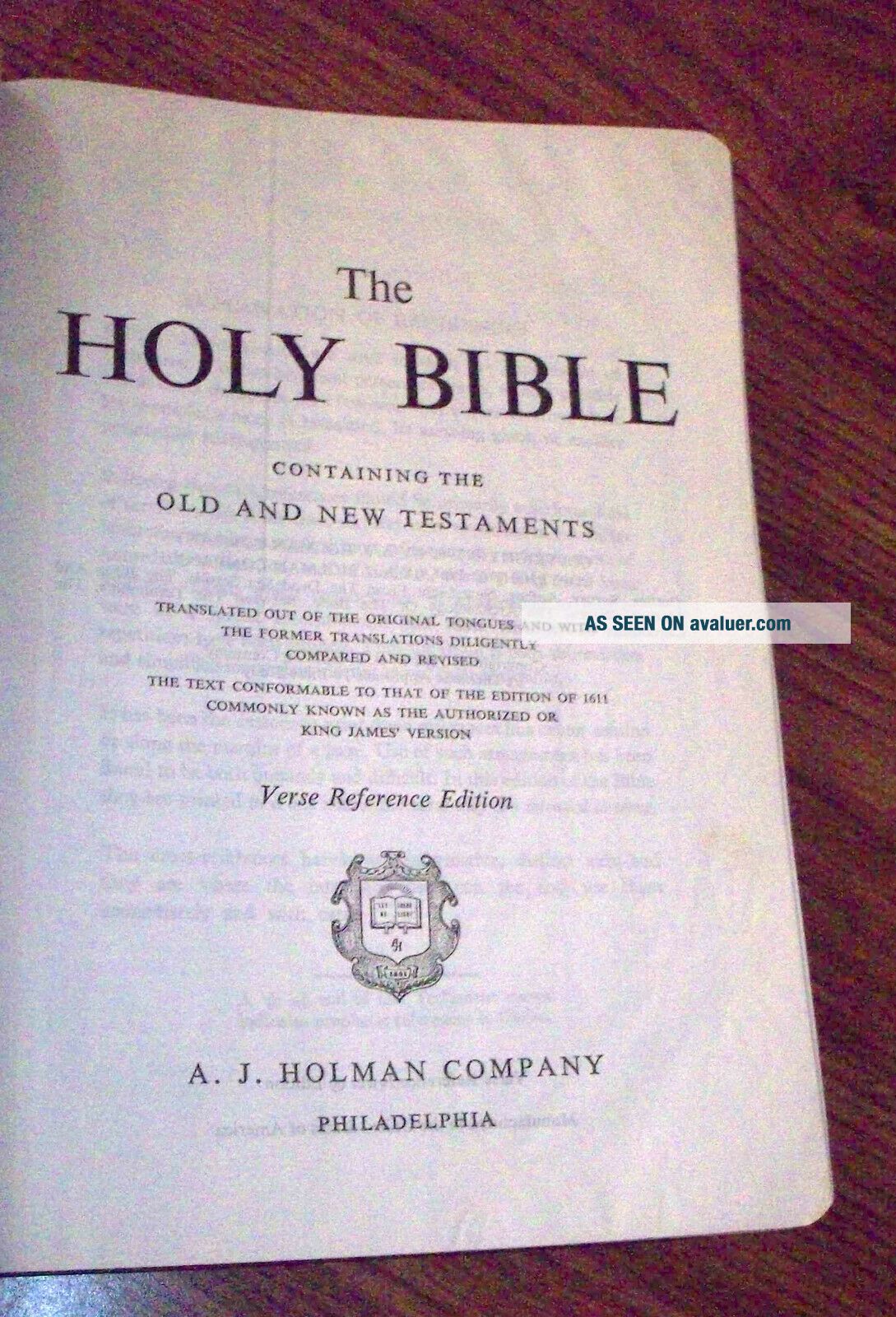 Holman KJV Bible Master Verse Reference Jewel Edition 1968 Leather ...