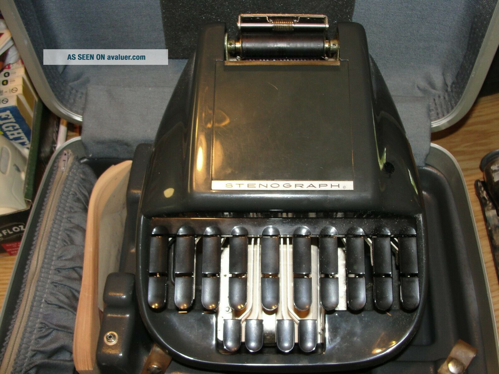Vintage Stenograph Reporter Model Shorthand Machine Samsonite Hard Case ...