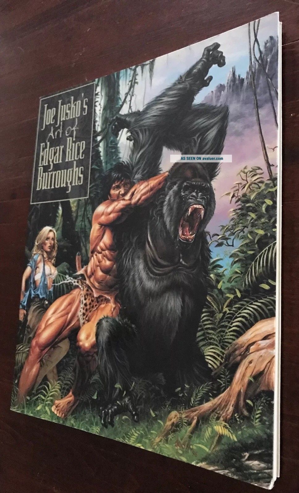 Joe Jusko ' S Art Of Edgar Rice Burroughs Tarzan PB Signed Twice 1st Ed ...