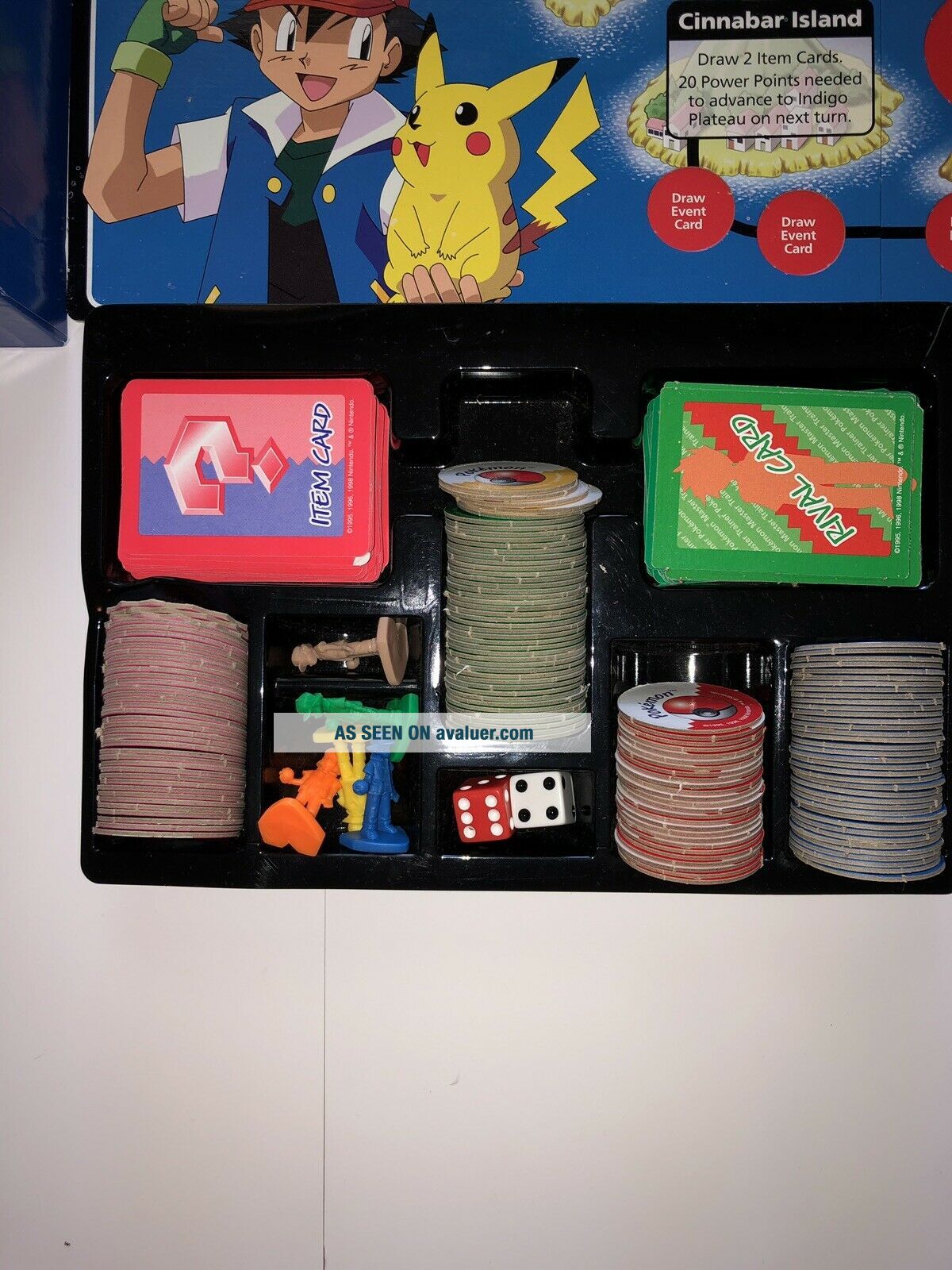 POKEMON MASTER TRAINER Board Game Nintendo 1999 Vintage | #7497477