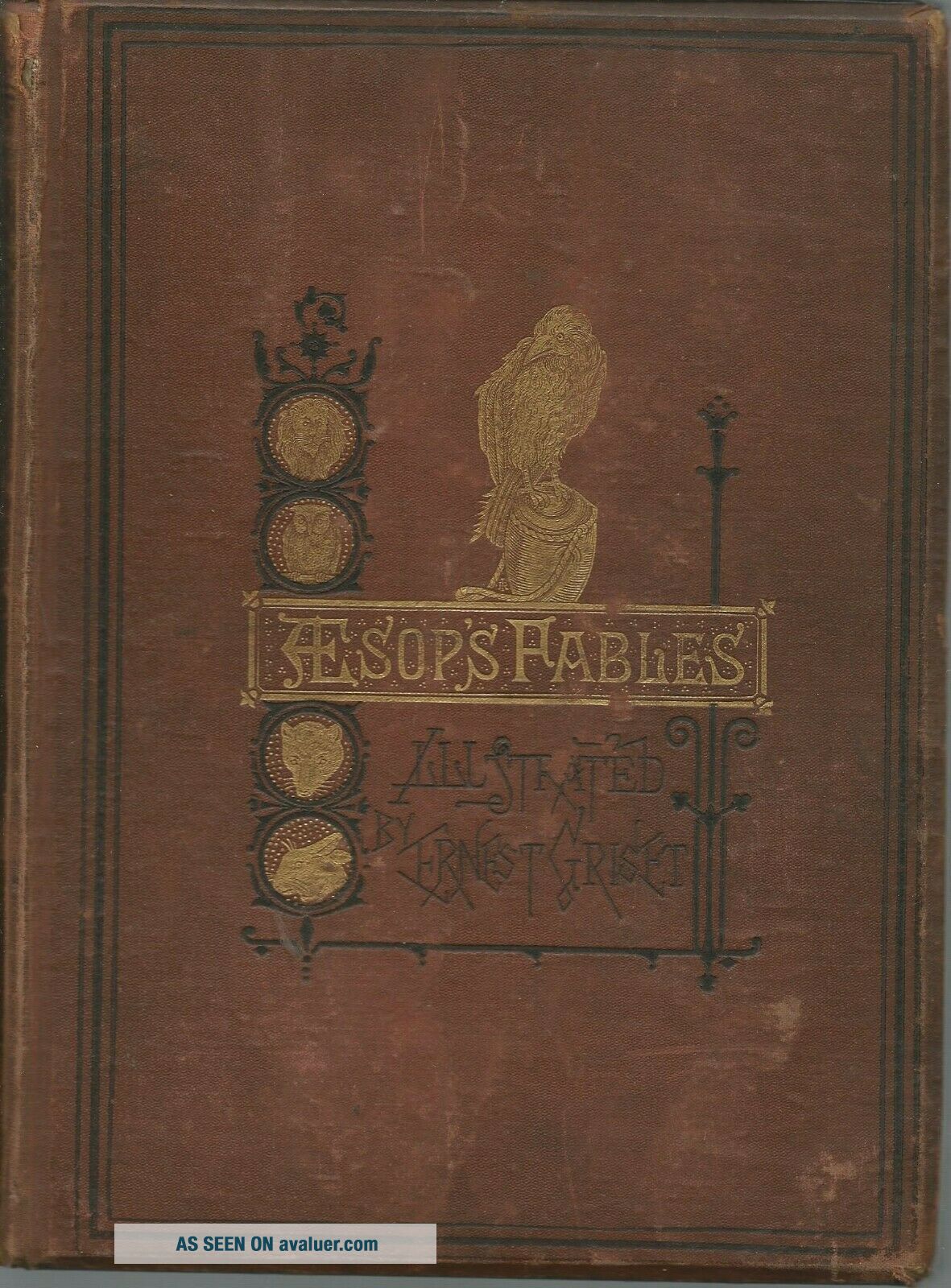 Aesops Fables Illustrated By Ernest Griset Antiquarian Folk Tales HB ...