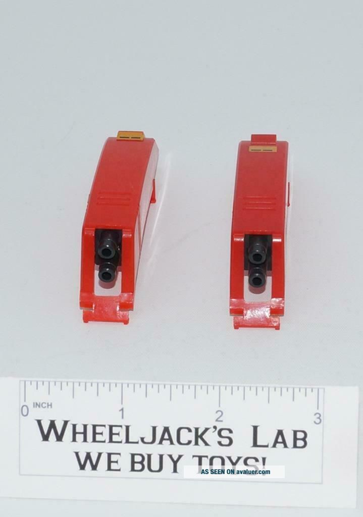Jetfire Forearm Guards Armor Pair W STICKERS Vintage 1985 G1 ...