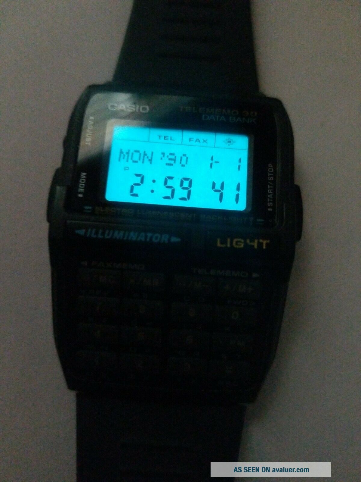 VINTAGE CASIO TELEMEMO 30 DATA BANK CALCULATOR WATCH BATTERY | #7513239