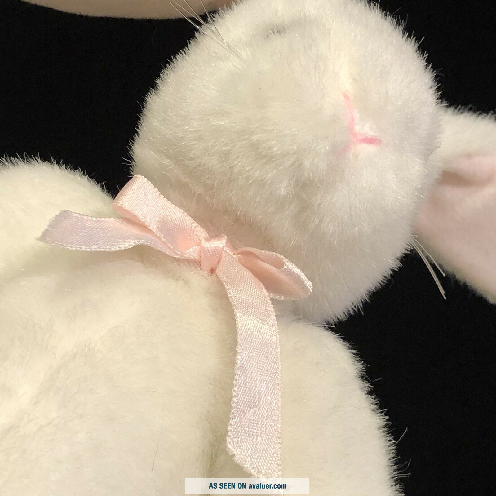 1990 1st Gen Ty Beanie Bunny White Classic Plush VINTAGE B18 | #7486654