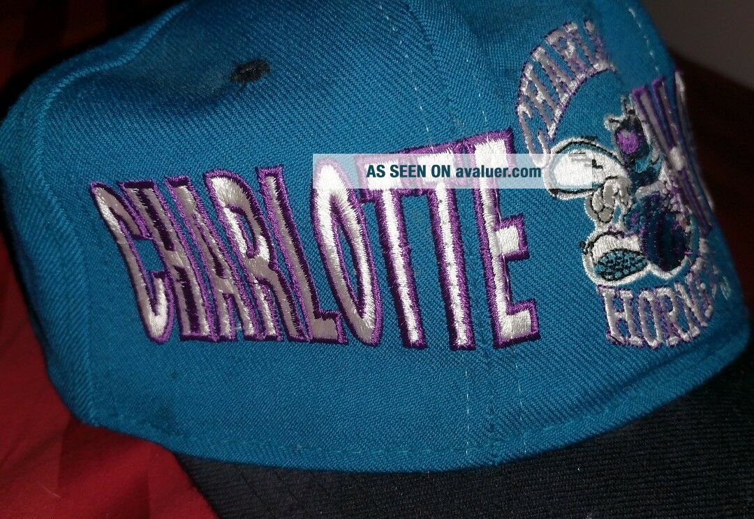 Vintage Charlotte Hornets NBA Basketball Starter Snapback Wool Tri ...