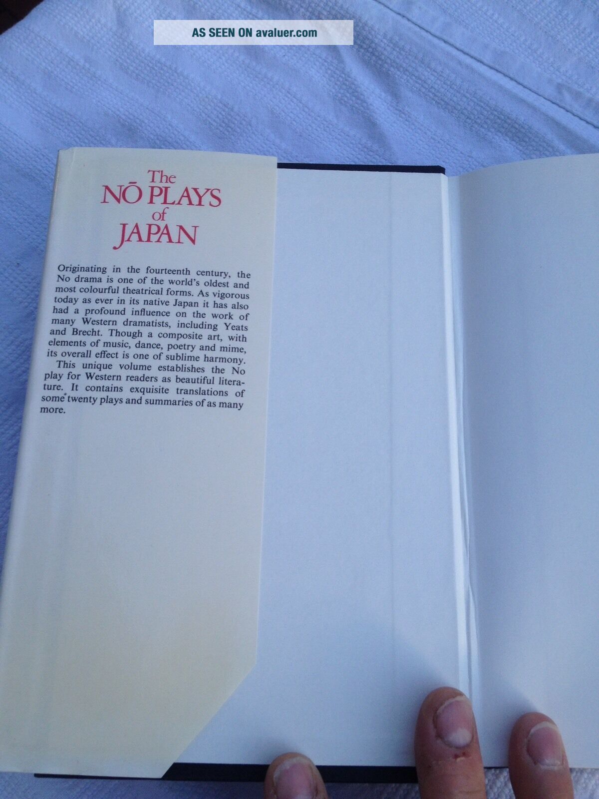 The No Plays Of Japan Arthur Waley Early HB Ed | #7498520