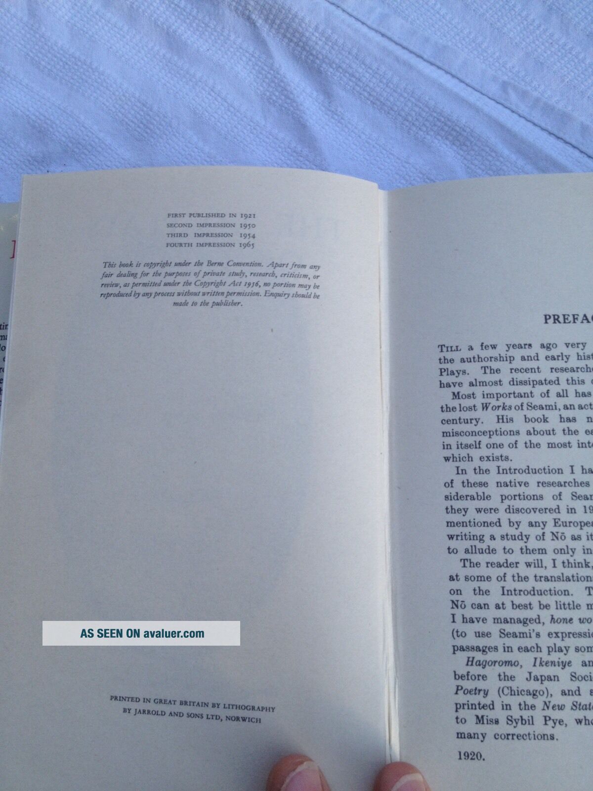 The No Plays Of Japan Arthur Waley Early HB Ed | #7498520
