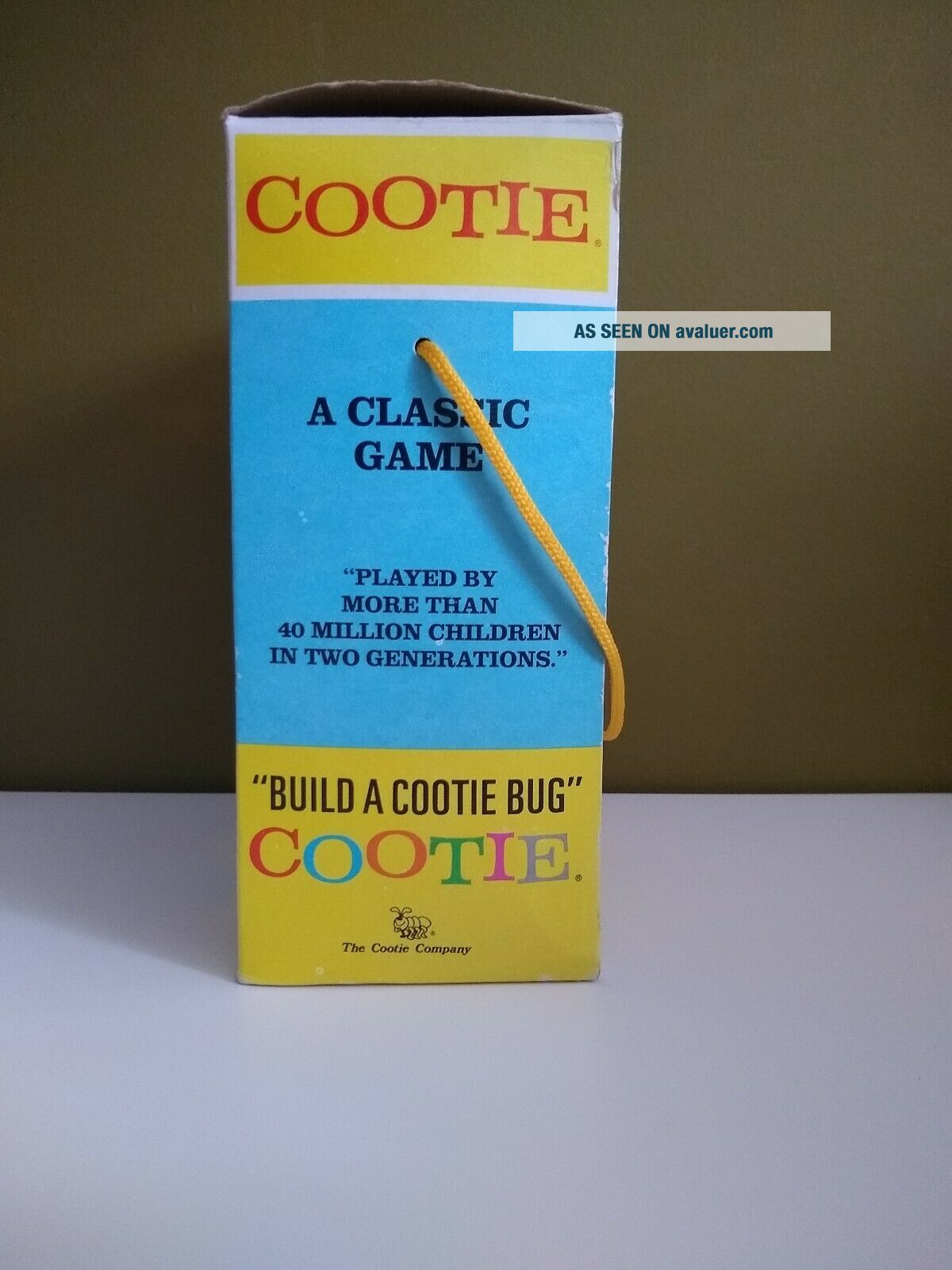 Vintage Schaper 1973 Cootie Game Board Dice Children Build A Bug | #7553393