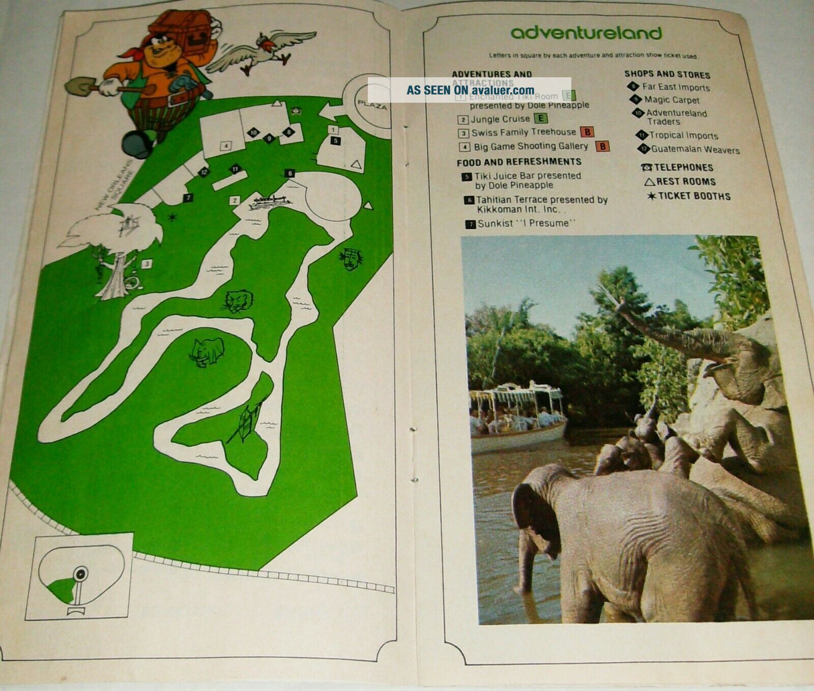 Vtg Spring 1979 Your Guide To Disneyland Booklet Adventures Attractions ...