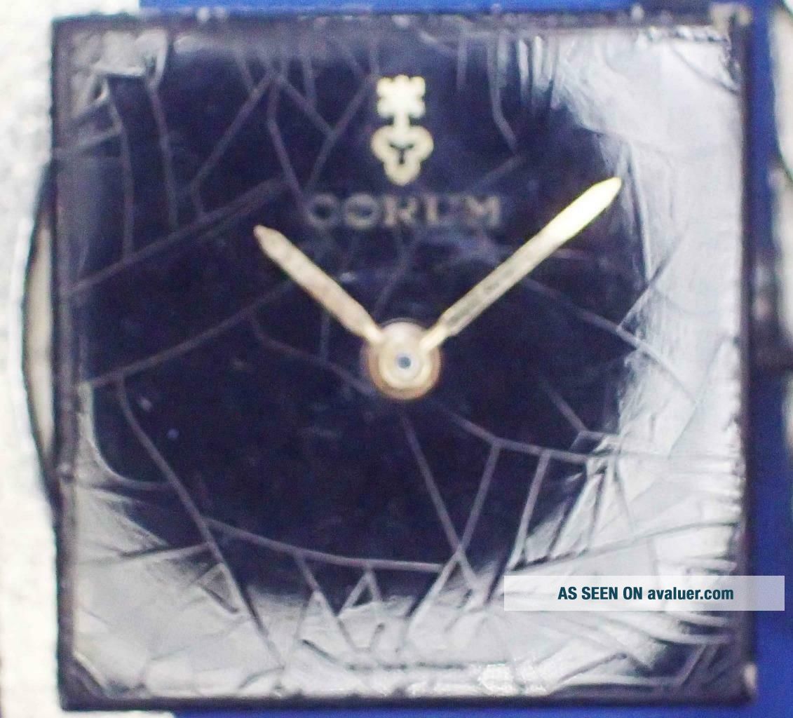VINTAGE CORUM 17J ETA 2512 MECHANICAL WRISTWATCH MOVEMENT ASSEMBLY ...