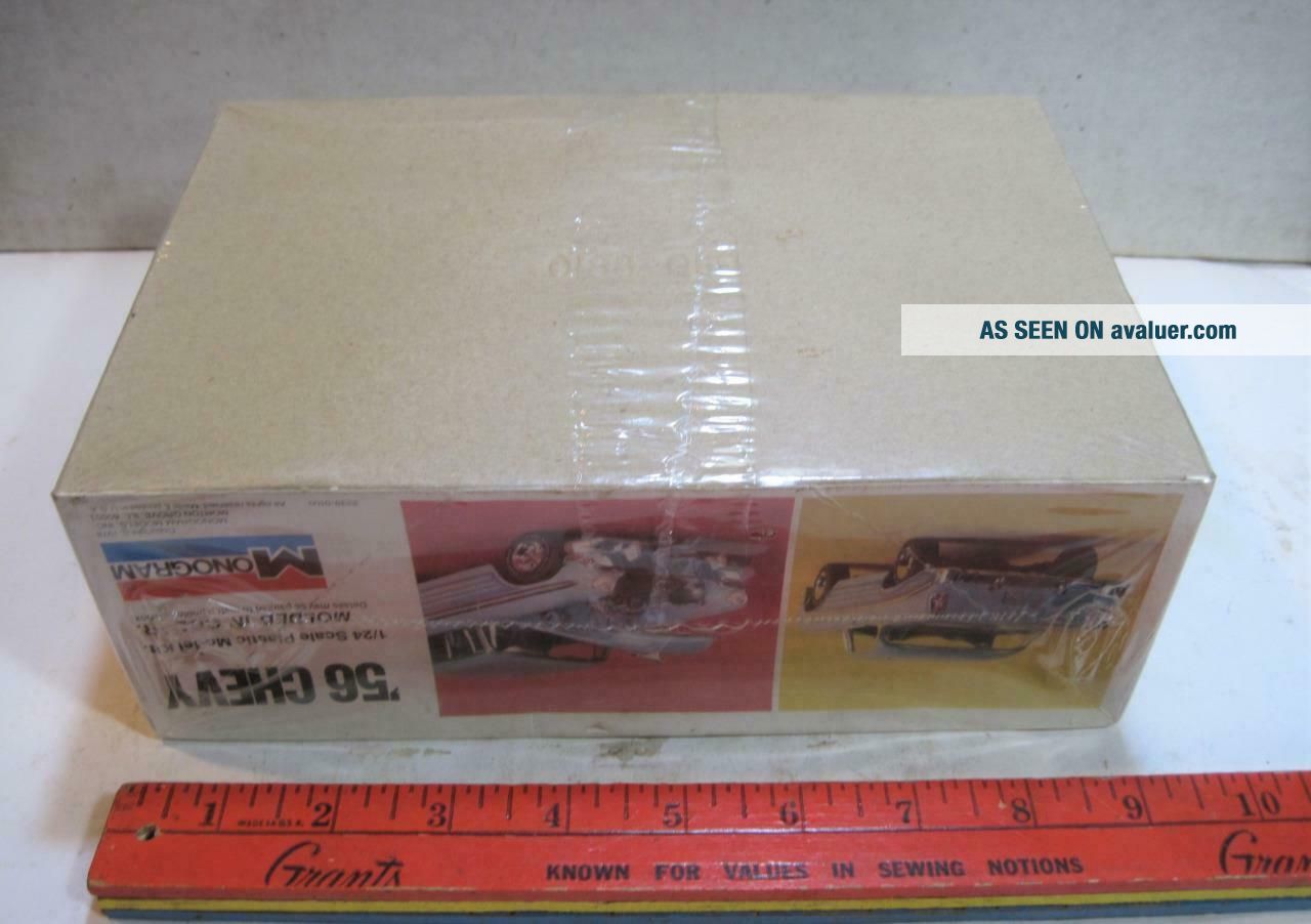 Vintage Monogram 1956 Chevy 1/24 Scale Model Car Kit 2239 | #7561463