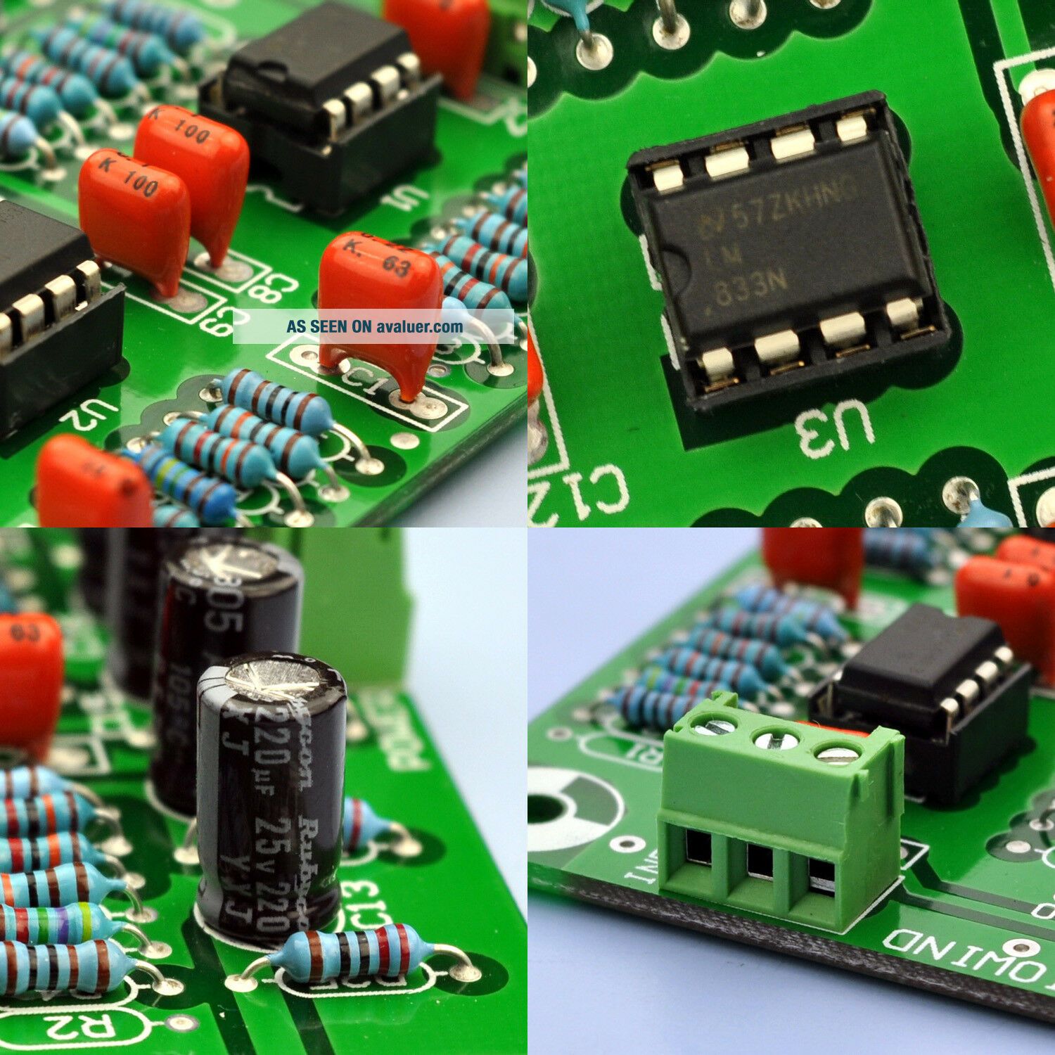 Stereo Phono RIAA Preamplifier Preamp Module Board (LM833 - N, For MC ...