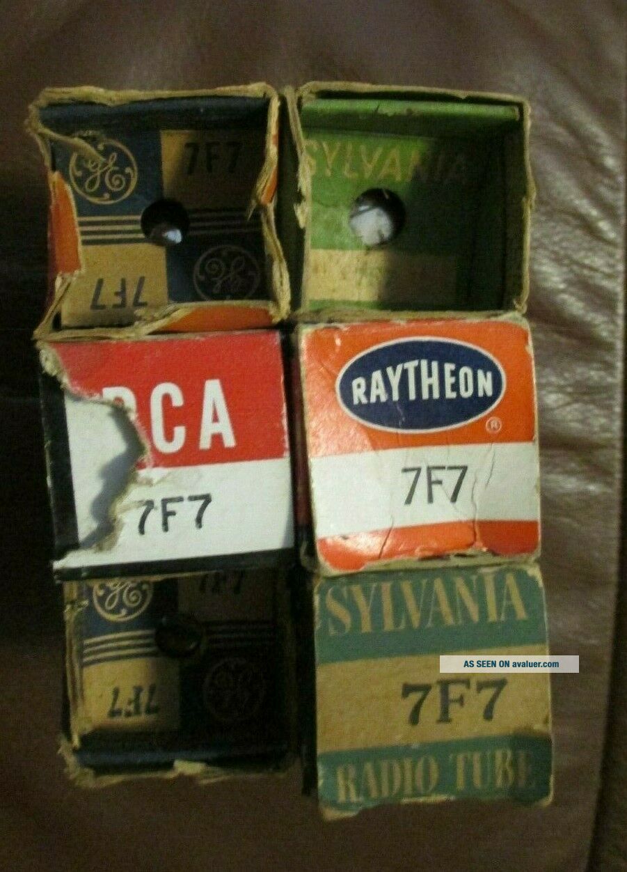 6 NOS NIB Sylvania 7F7 Audio Radio Tubes | #7506220