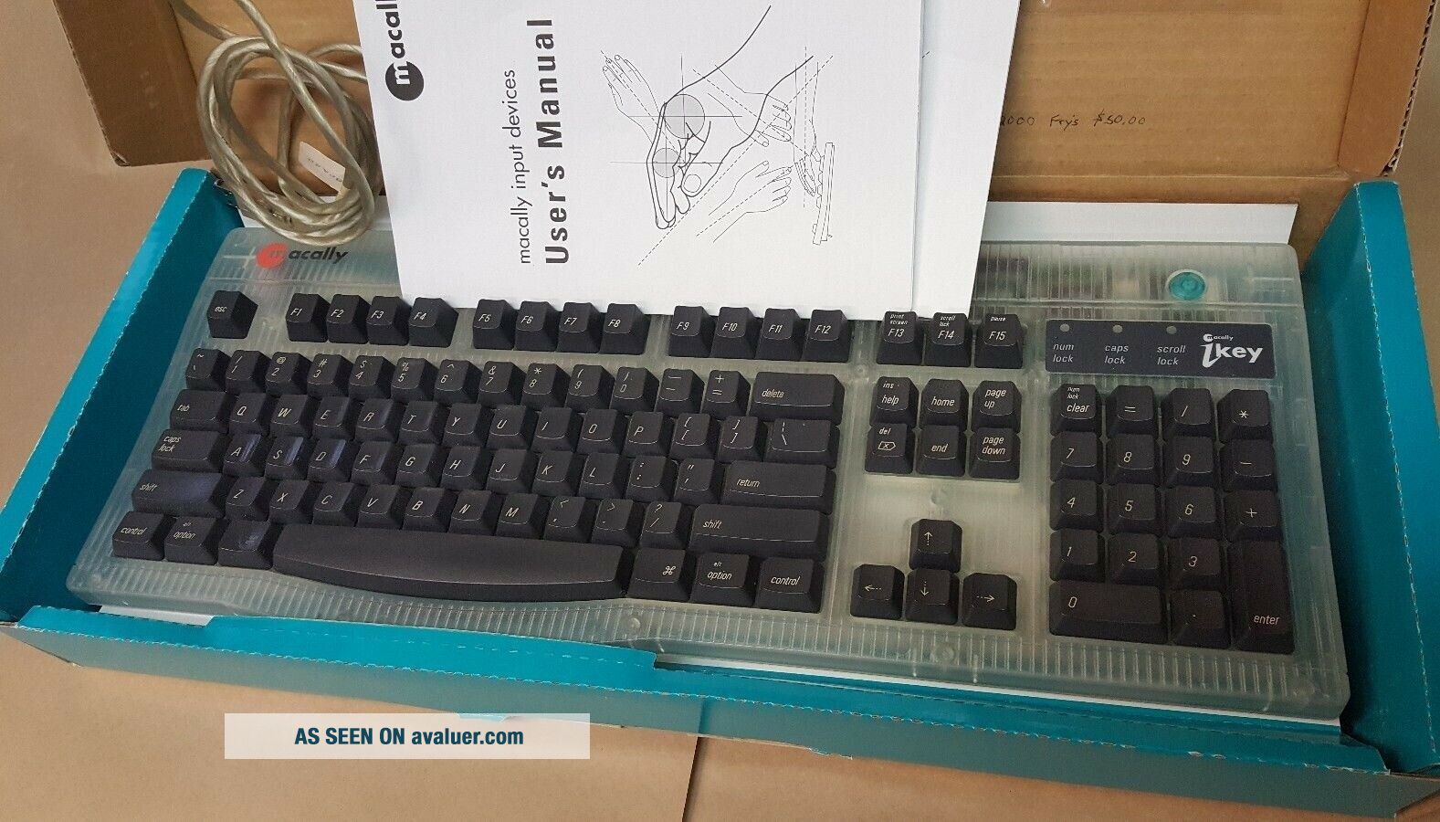 Vintage Macally Ikey USB Keyboard Mac Imac 105 Key G2 | #7569042