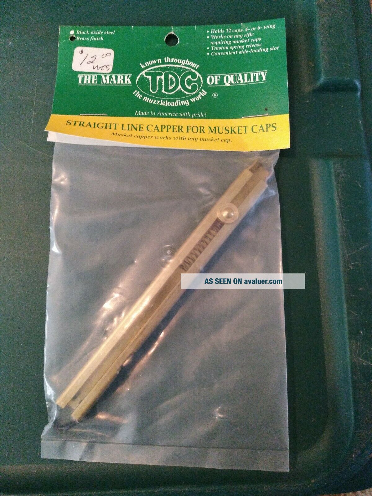 Ted Cash Brass Straight Line Capper For Musket Caps Old Stock | #7546358