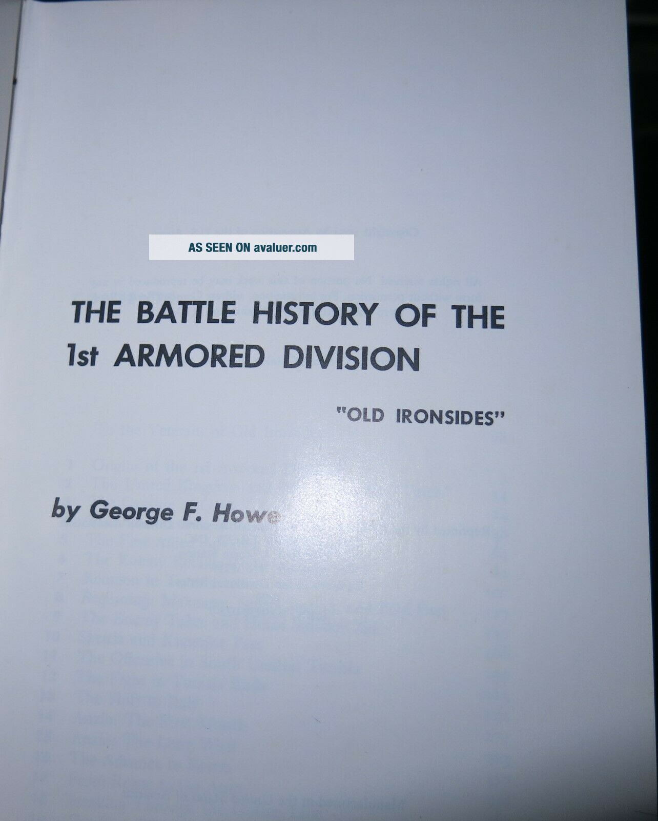 Old Ironsides The History Of The 1st Armored Division 1979 Illustrated ...