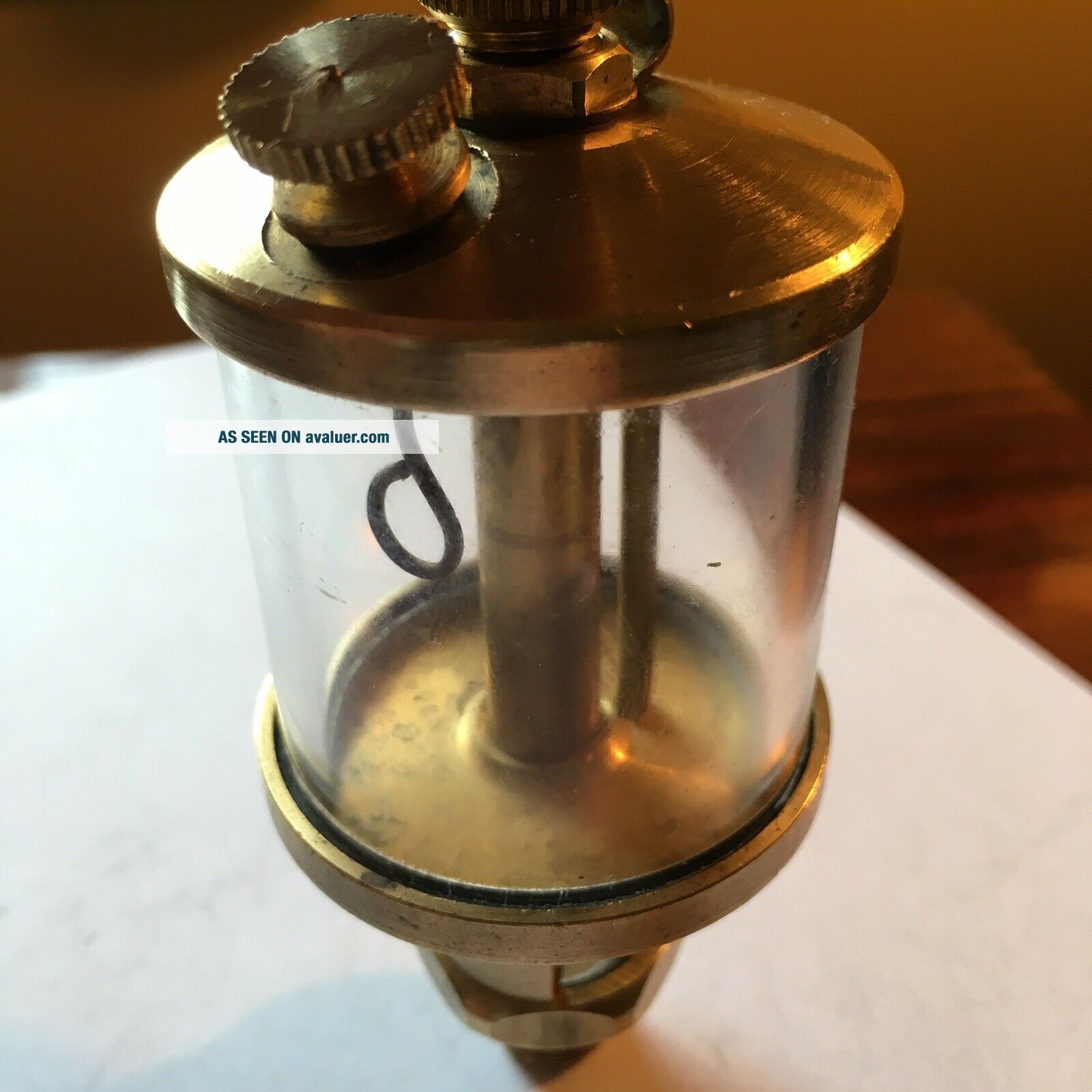 Vintage Brass Hit And Miss Engine Oiler | #7586893