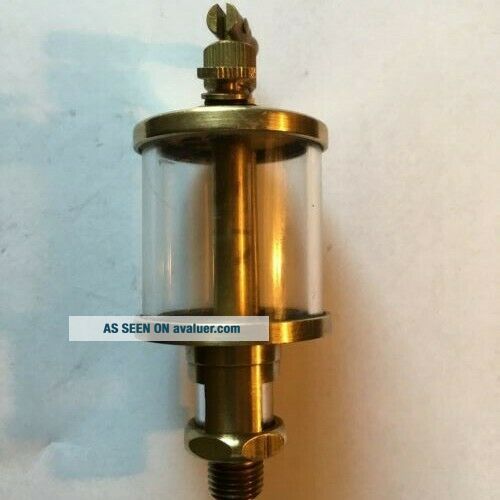 Vintage Brass Hit And Miss Engine Oiler | #7586893