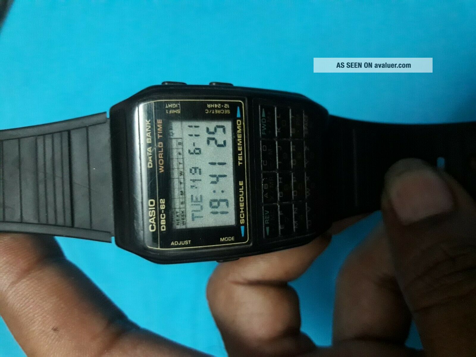 Vintage Casio DBC - 62 Databank Calculator Watch Is. | #7587399