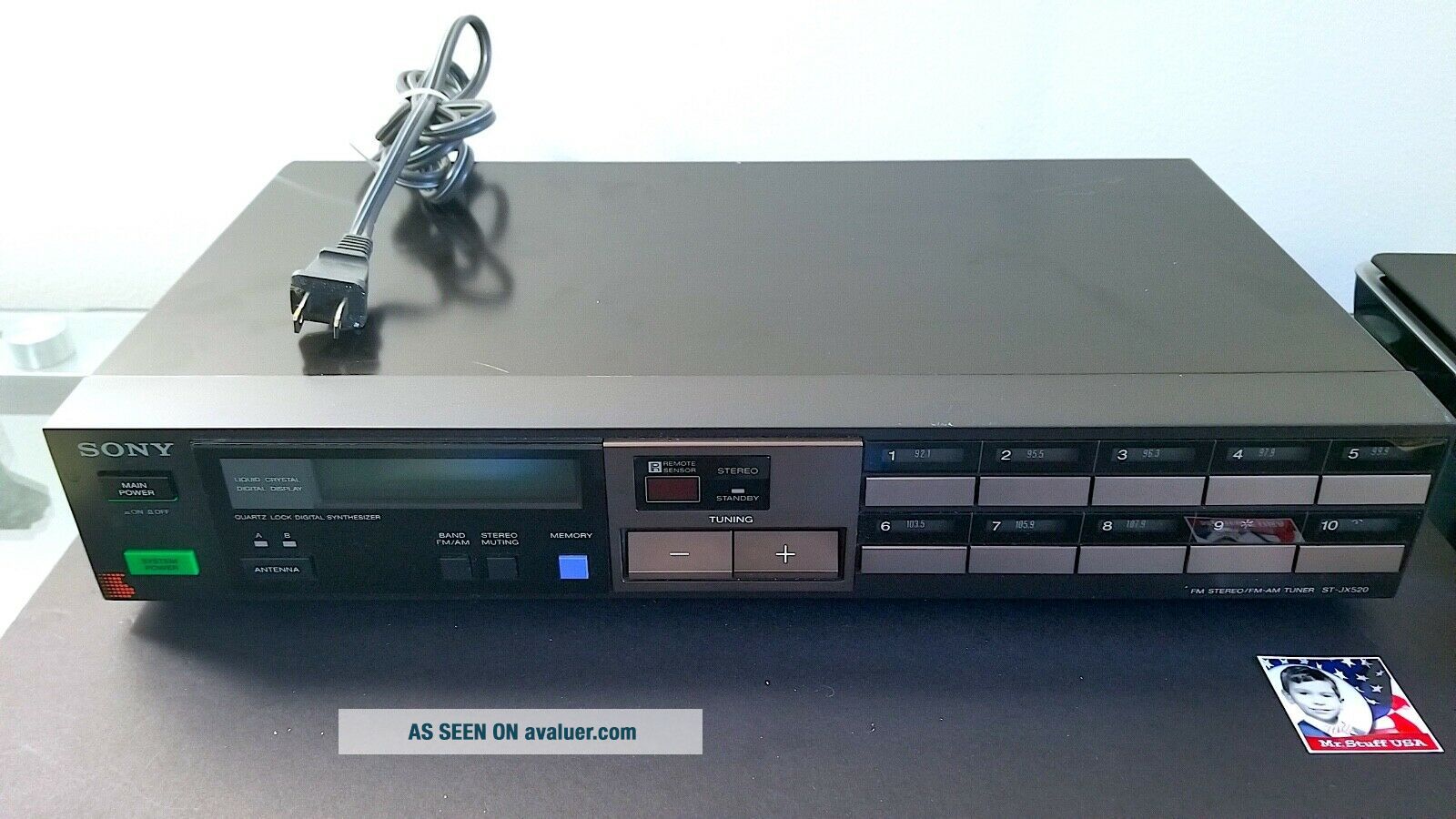 MrStuff SUMMER BLOWOUT SONY Sony AMFM Stereo Quartz Tuner ST - JX520 AM ...