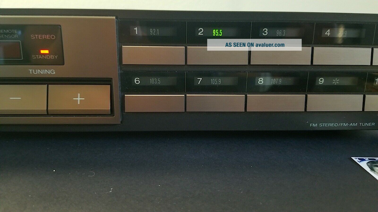 MrStuff SUMMER BLOWOUT SONY Sony AMFM Stereo Quartz Tuner ST - JX520 AM ...