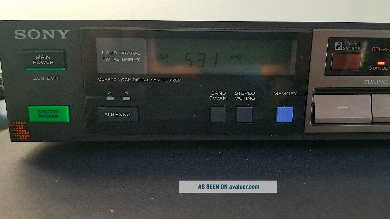 MrStuff SUMMER BLOWOUT SONY Sony AMFM Stereo Quartz Tuner ST - JX520 AM ...