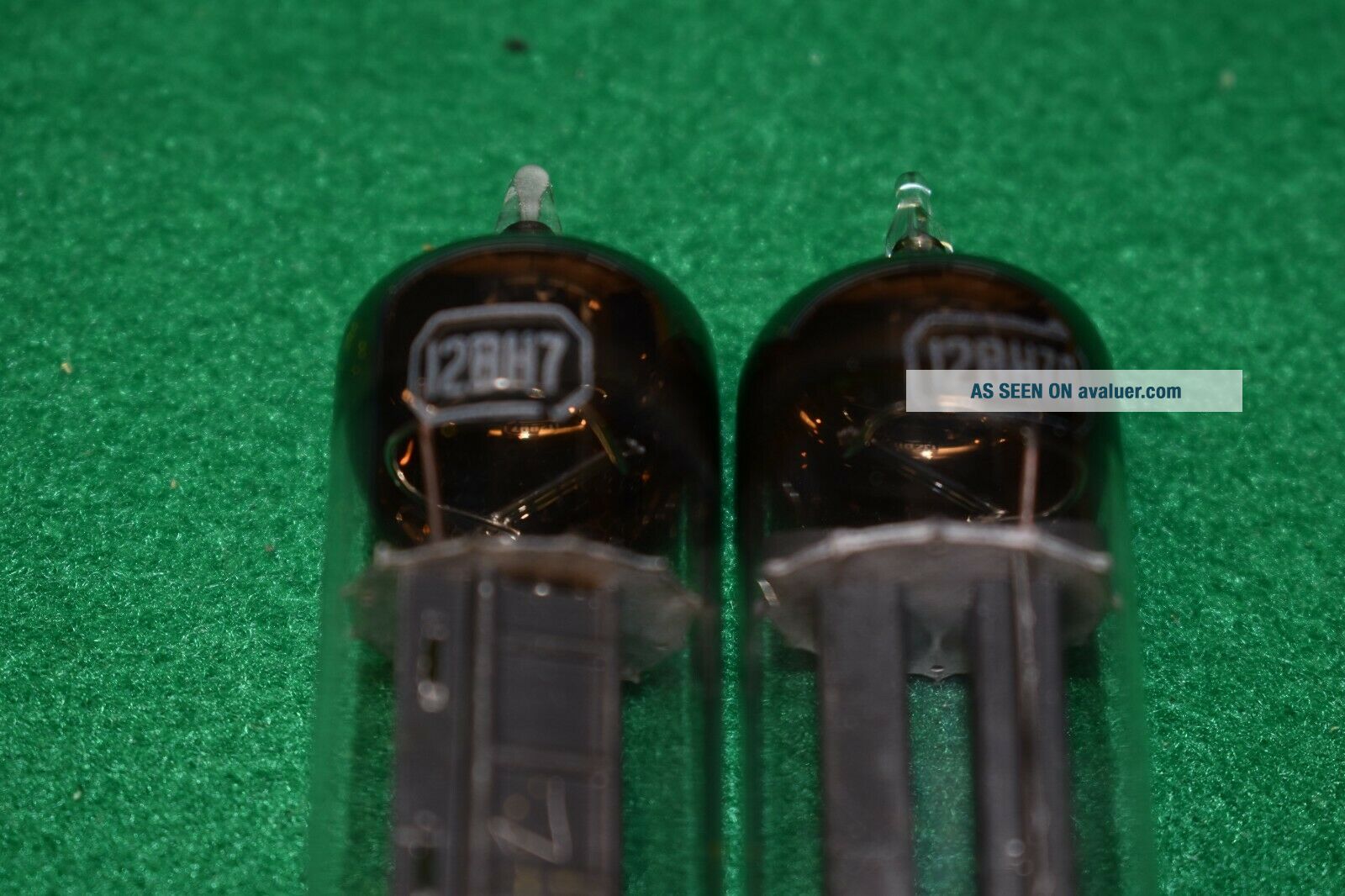 12BH7 RCA Audio Receiver Preamplifier Vacuum Tubes Pair | #7531987