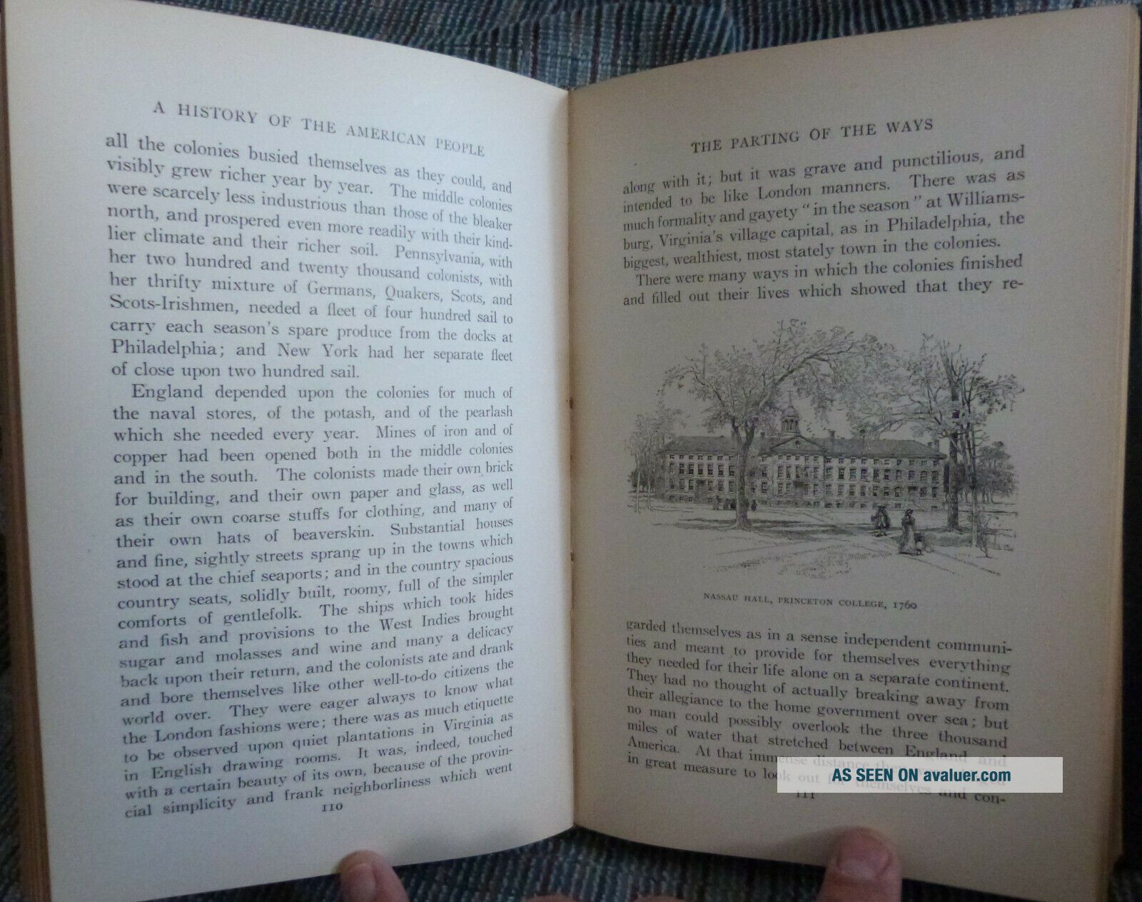 History Of The American People Woodrow Wilson 5 Vols. Complete 1902 ...