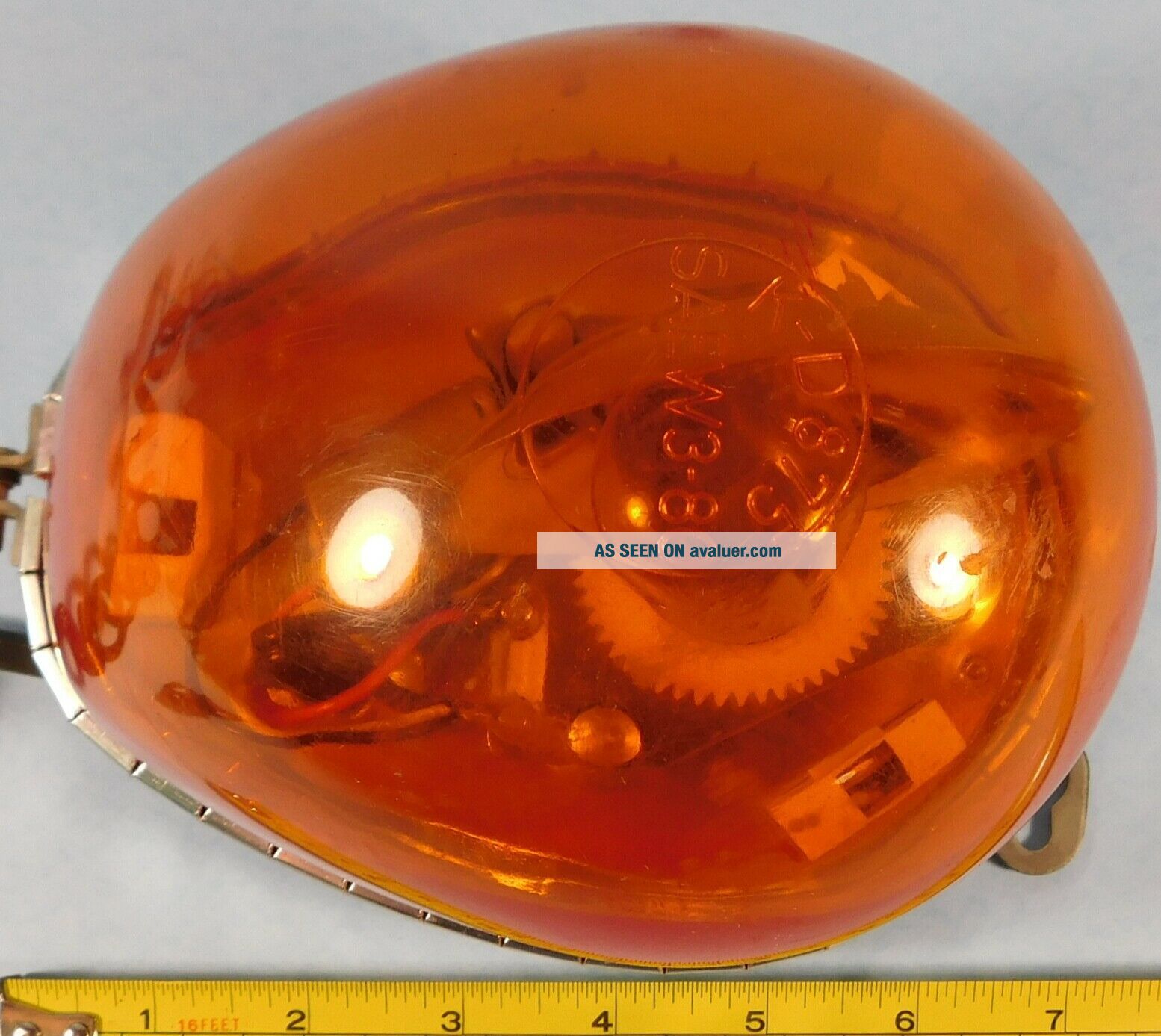 Vintage K - D Lamp Co. Flashing Warning Light With Magnetic Mount Work ...
