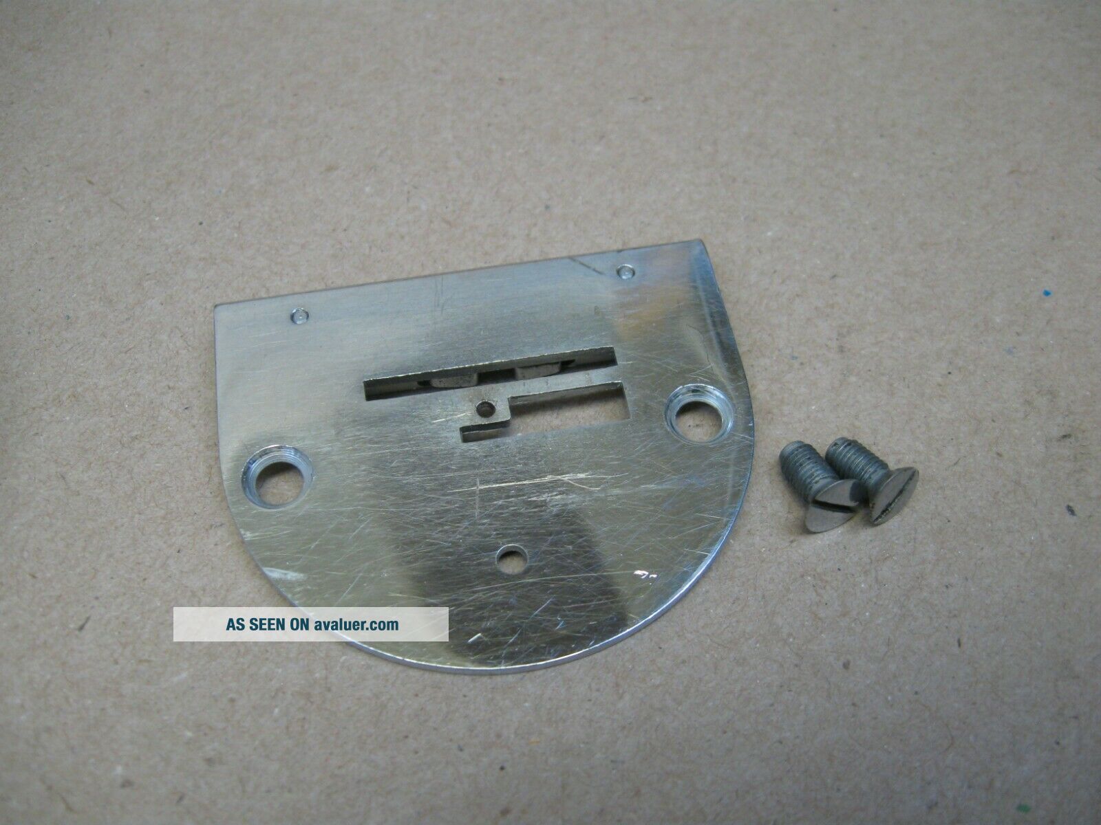 Vtg Singer 221 Featherweight Sewing Machine Needle Plate W/ Screws ...