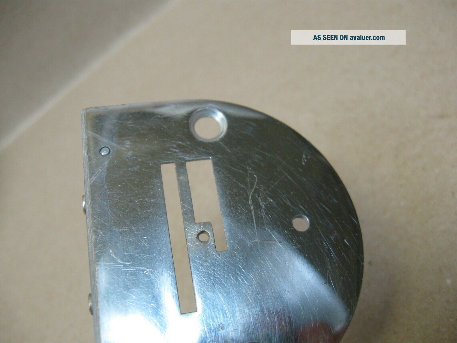 Vtg Singer 221 Featherweight Sewing Machine Needle Plate W/ Screws ...