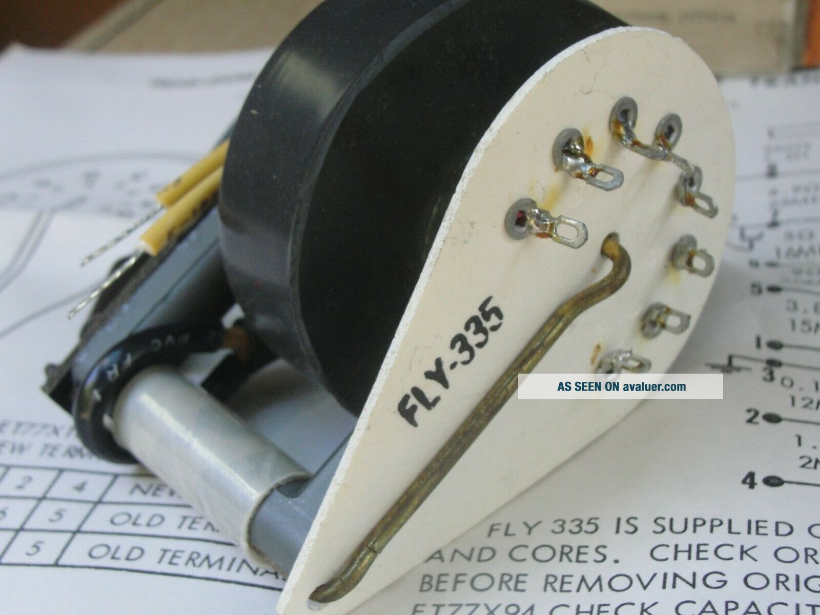 NOS Thordarson FLY 335 Flyback Transformer TV Old High Voltage ...