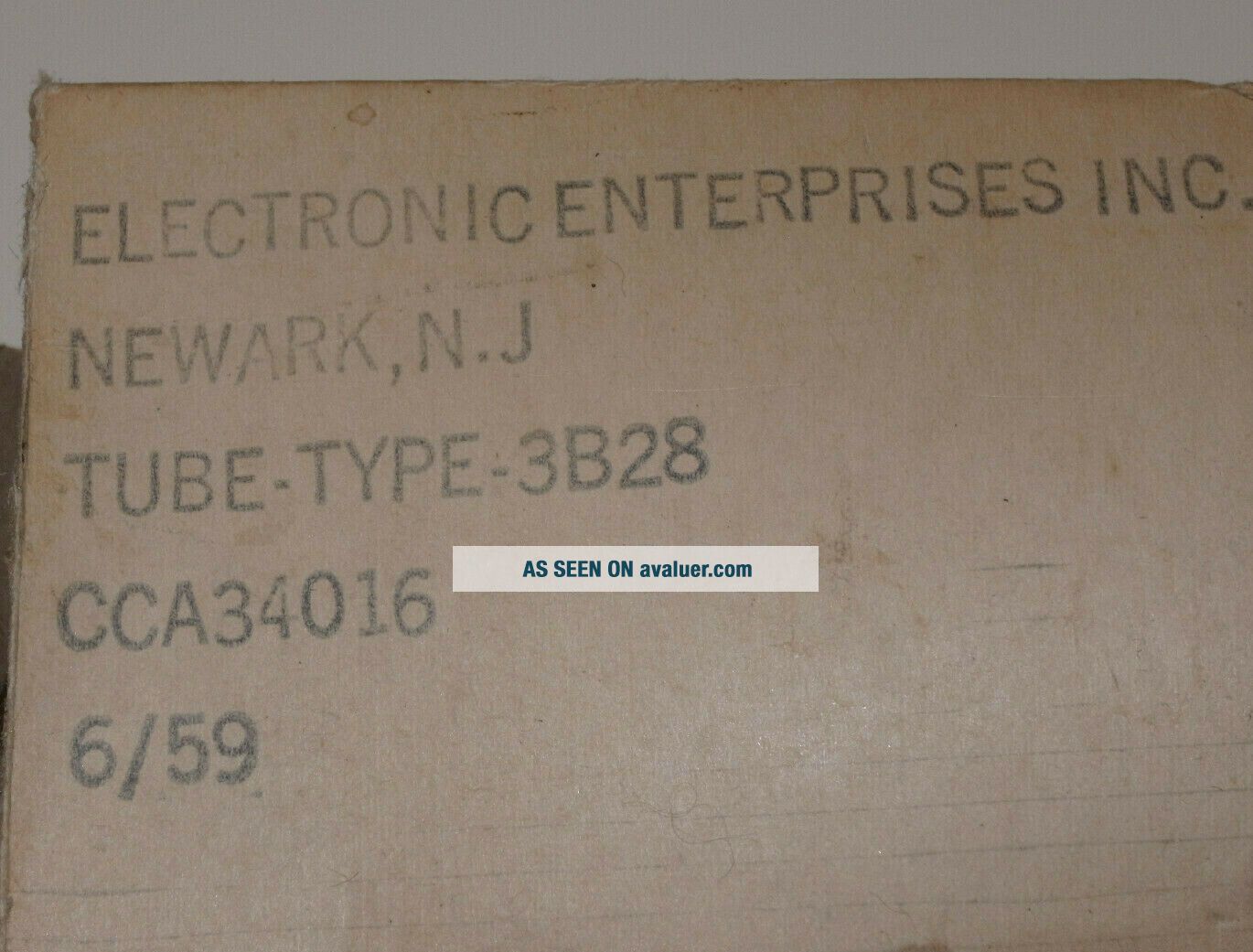 NOS 3B28 TUBE DATED 1959 MADE IN USA | #7572633